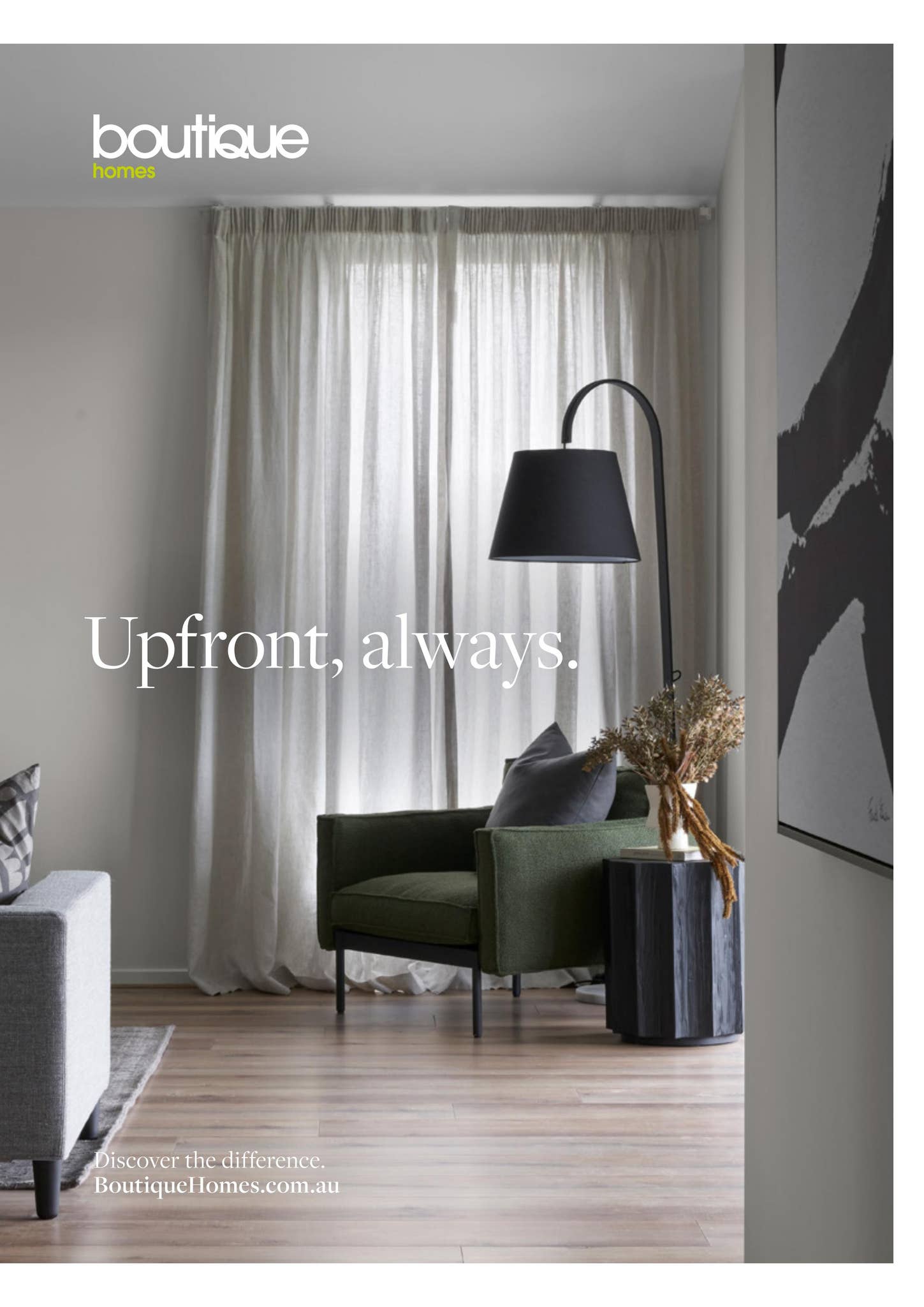 Upfront, always by Boutique Homes - Issuu
