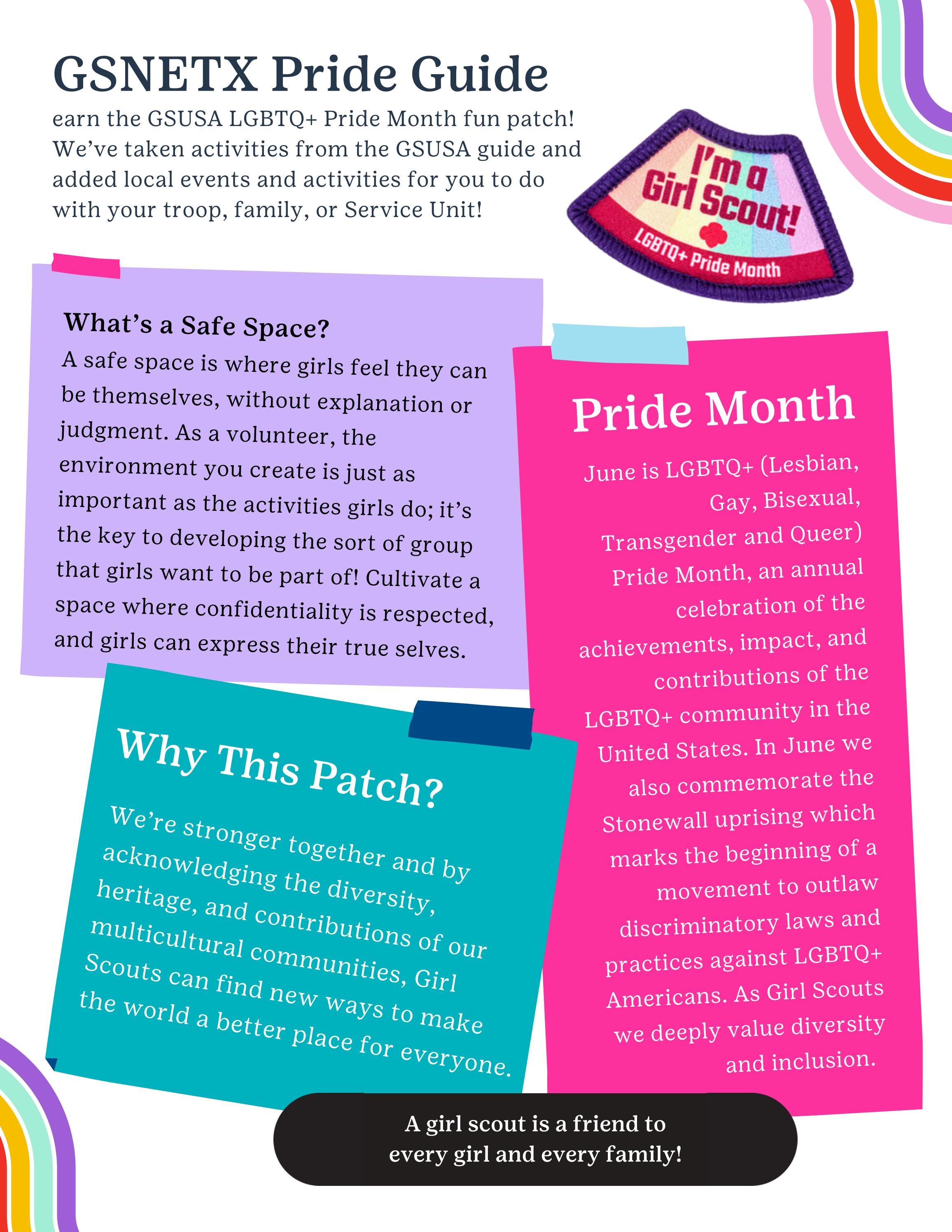 2024 GSNETX Pride Guide by Girl Scouts of Northeast Texas - Issuu