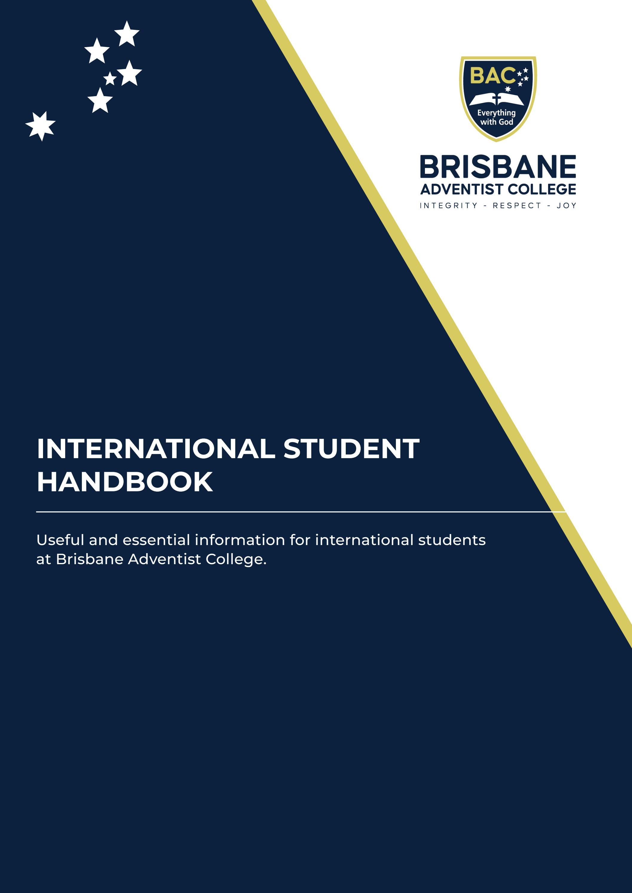 International Student Handbook 06.2024 by brisbaneadventistcollege - Issuu