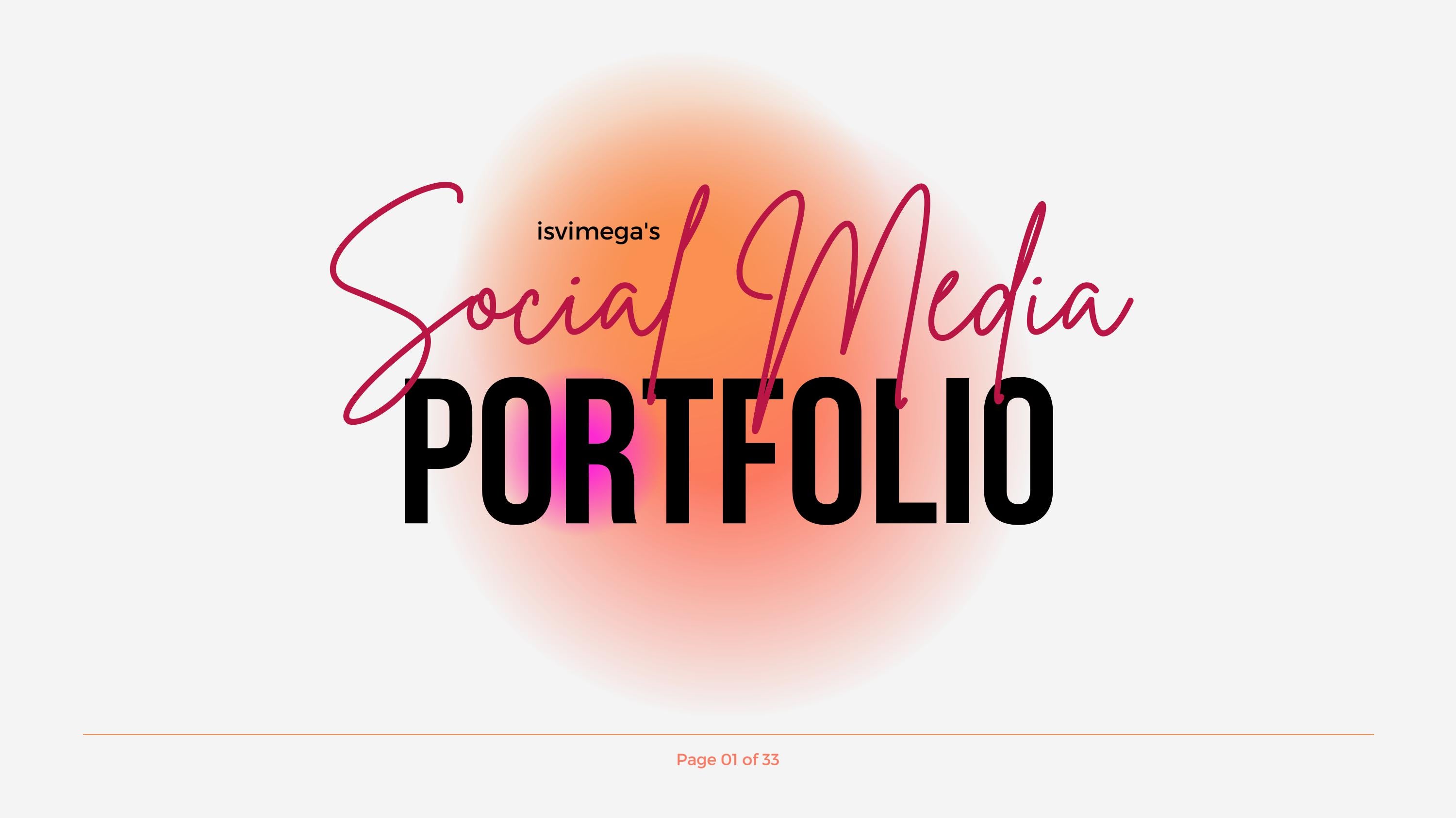 Social Media Portfolio - Isvi by Isvi Mega Kurnia - Issuu
