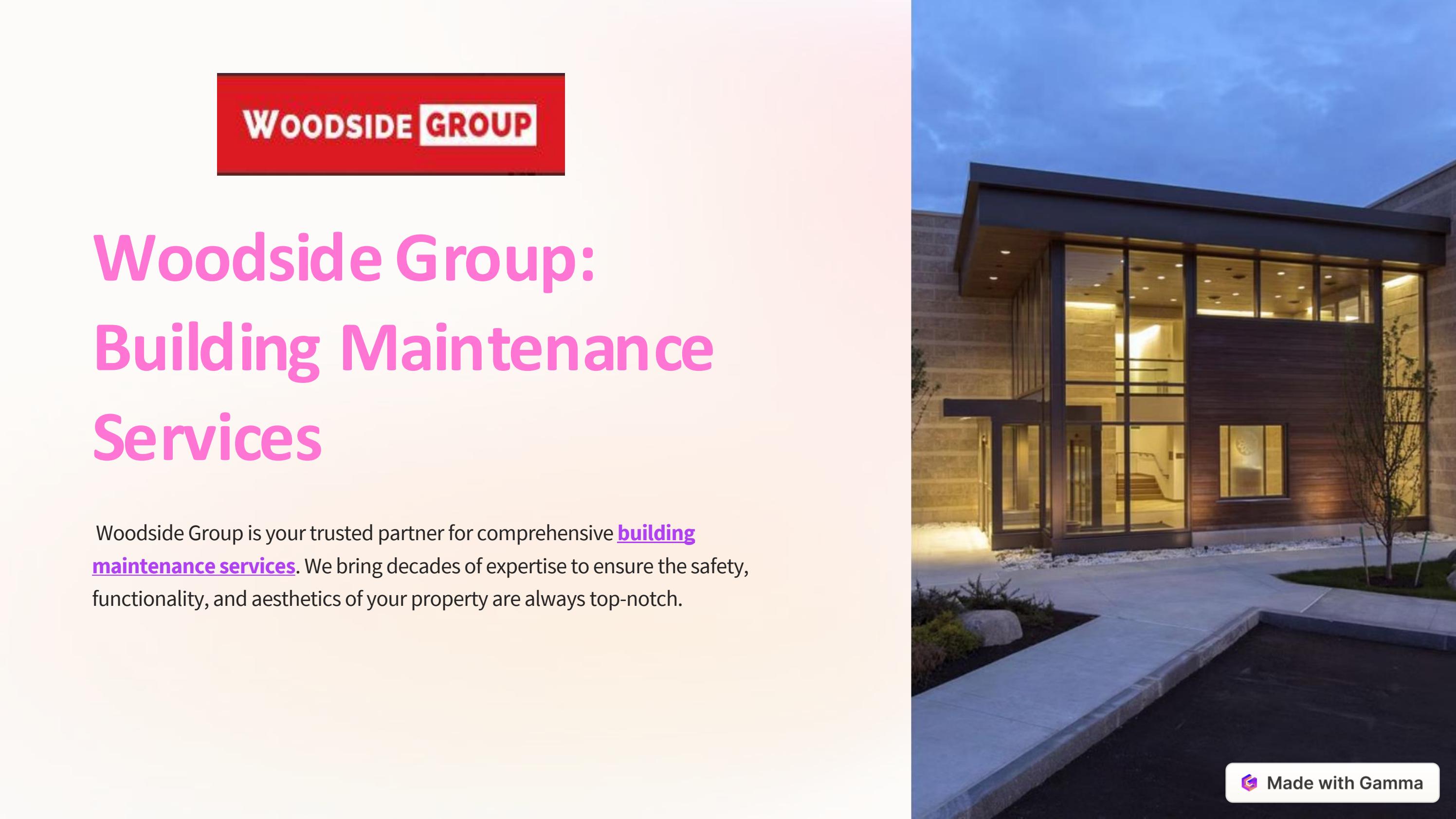 Woodside Group: Expert Facility Management Services and Kitchen/Bathroom Renovations by Woodside ...