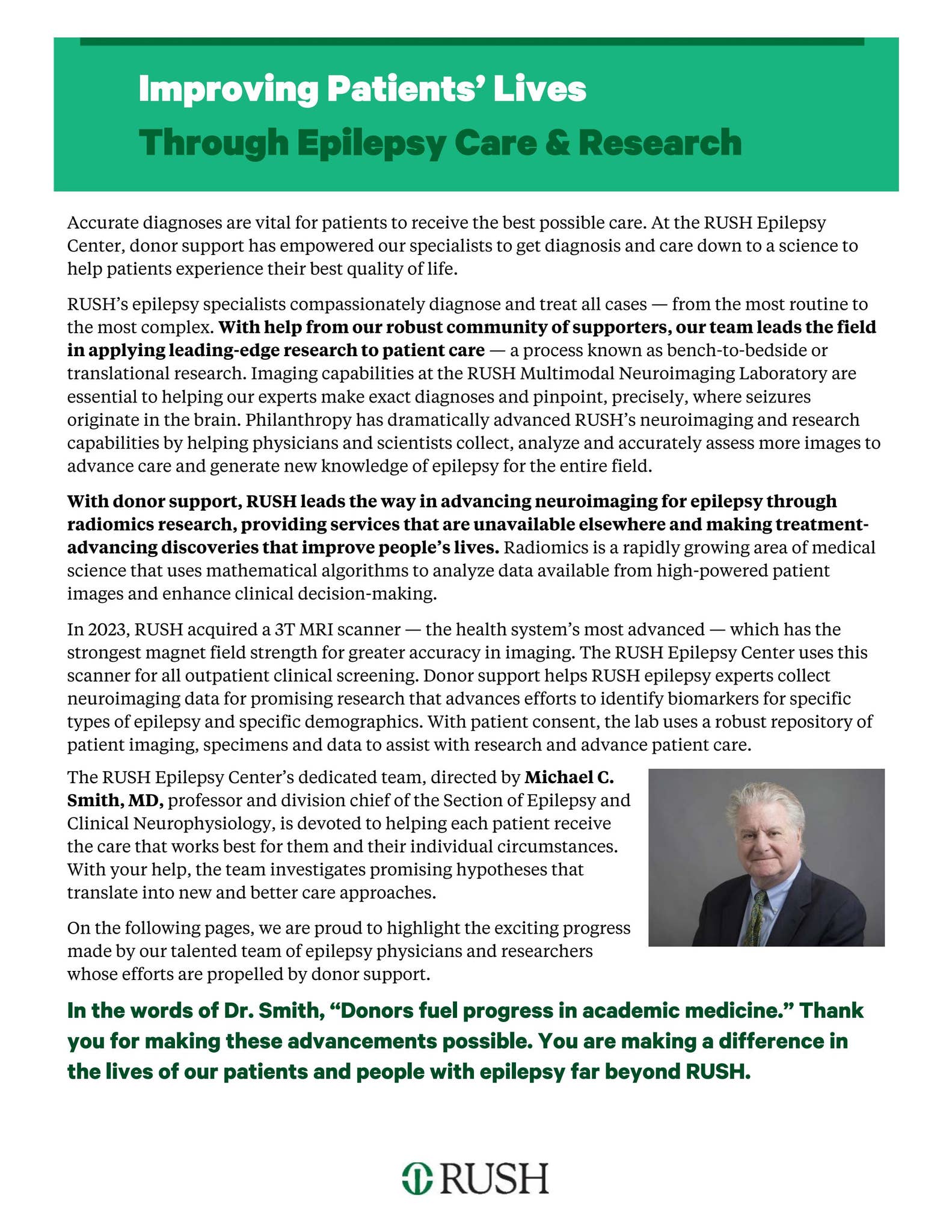 Rush Epilepsy: Improving Patient's Lives Through Epilepsy Care ...