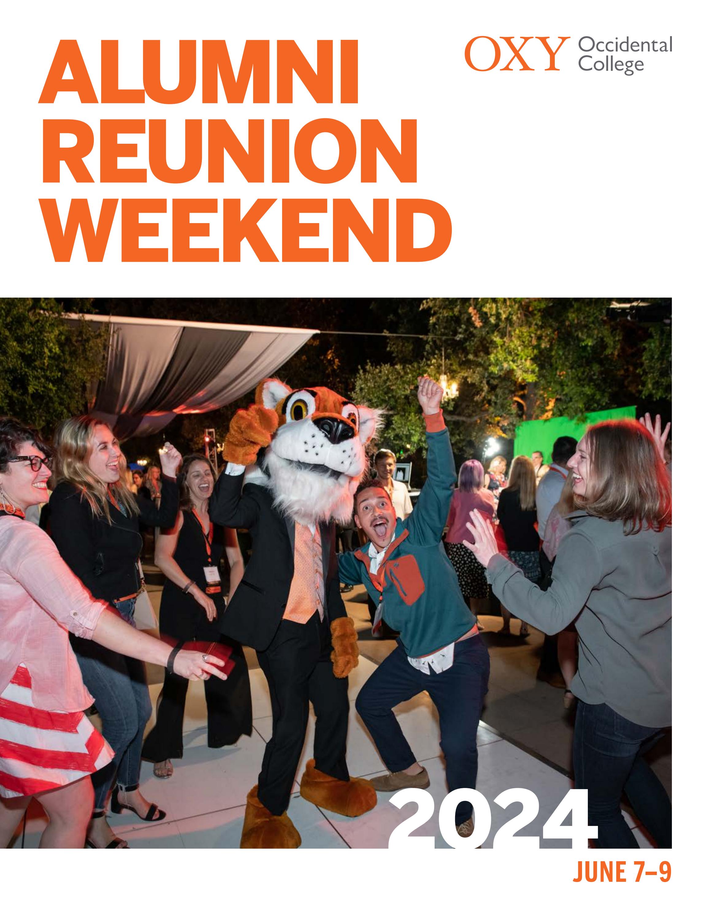 Alumni Reunion Weekend 2024 Program by Occidental College - Issuu