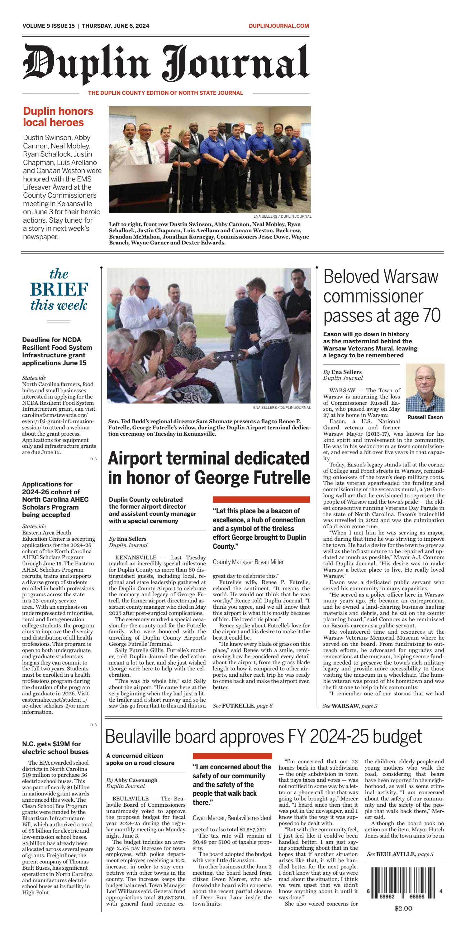 Duplin Journal Vol. 9, Issue 15 by North State Journal - Issuu