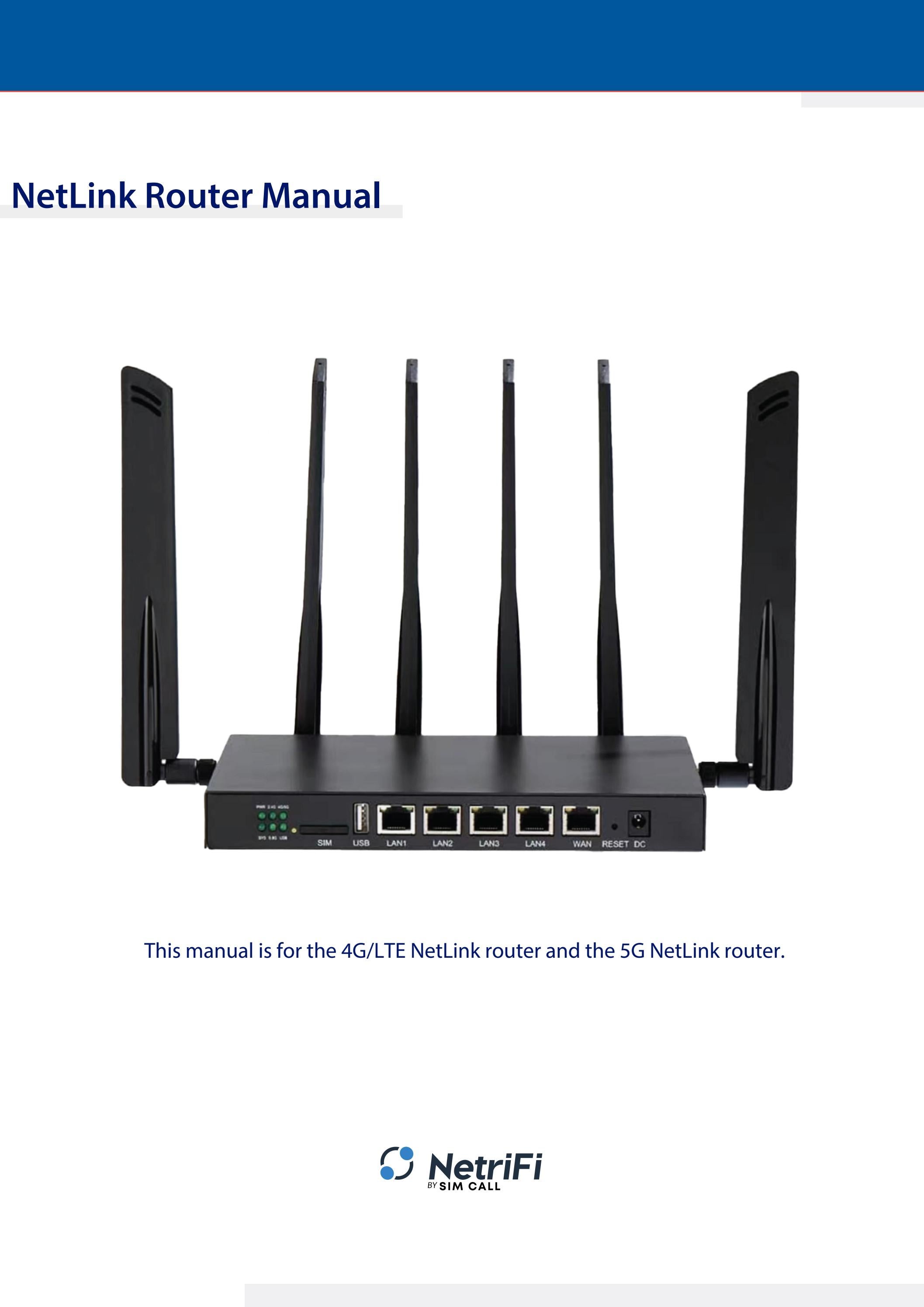 NetLink Router Manual by Rachel Vofchuk - Issuu