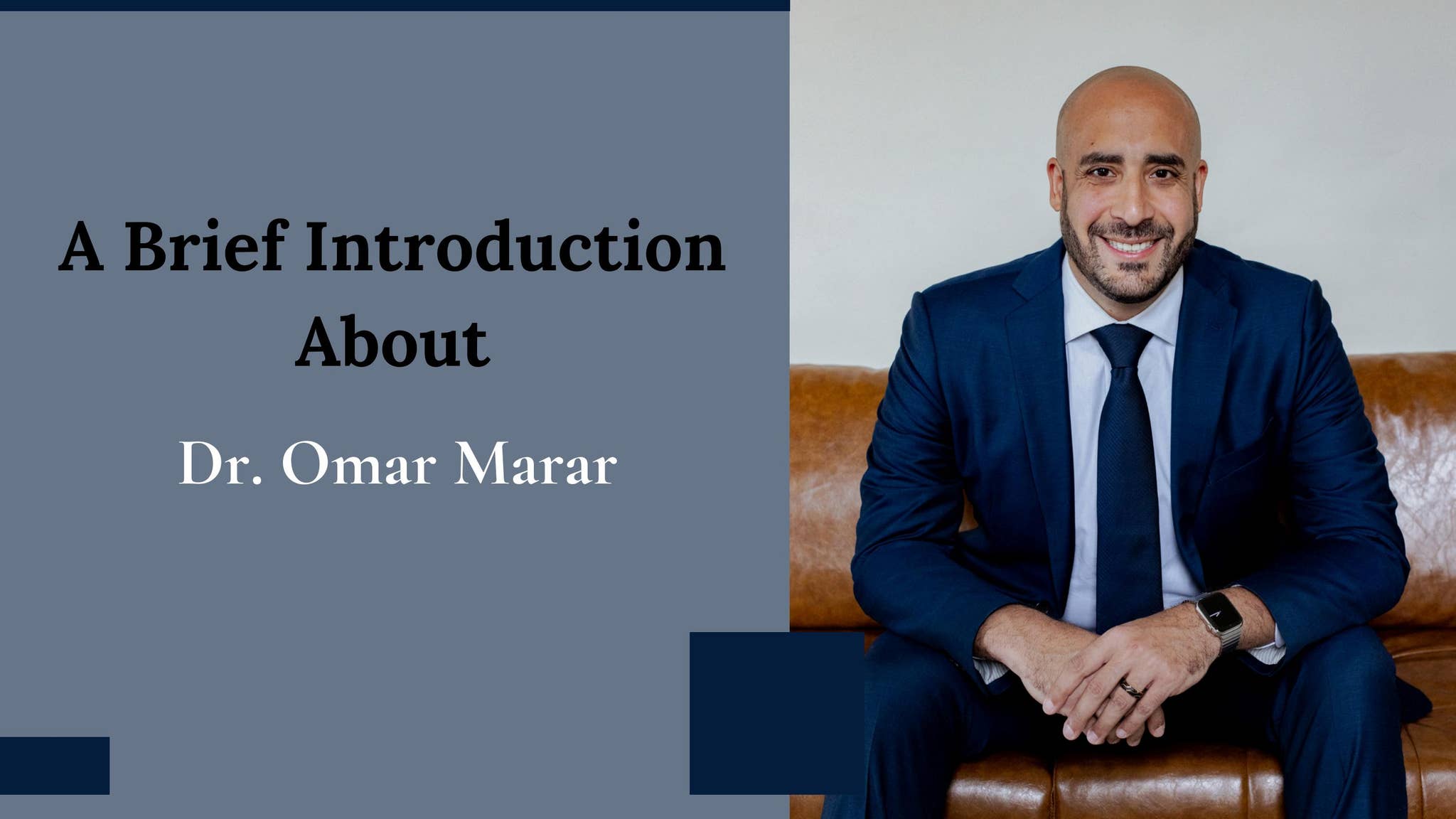 A Brief Introduction About - Dr. Omar Marar by Dr. Omar Marar - Issuu
