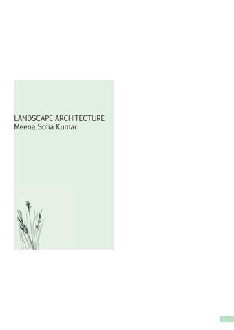 Graduate landscape architecture portfolio by meenasofiakumar - Issuu