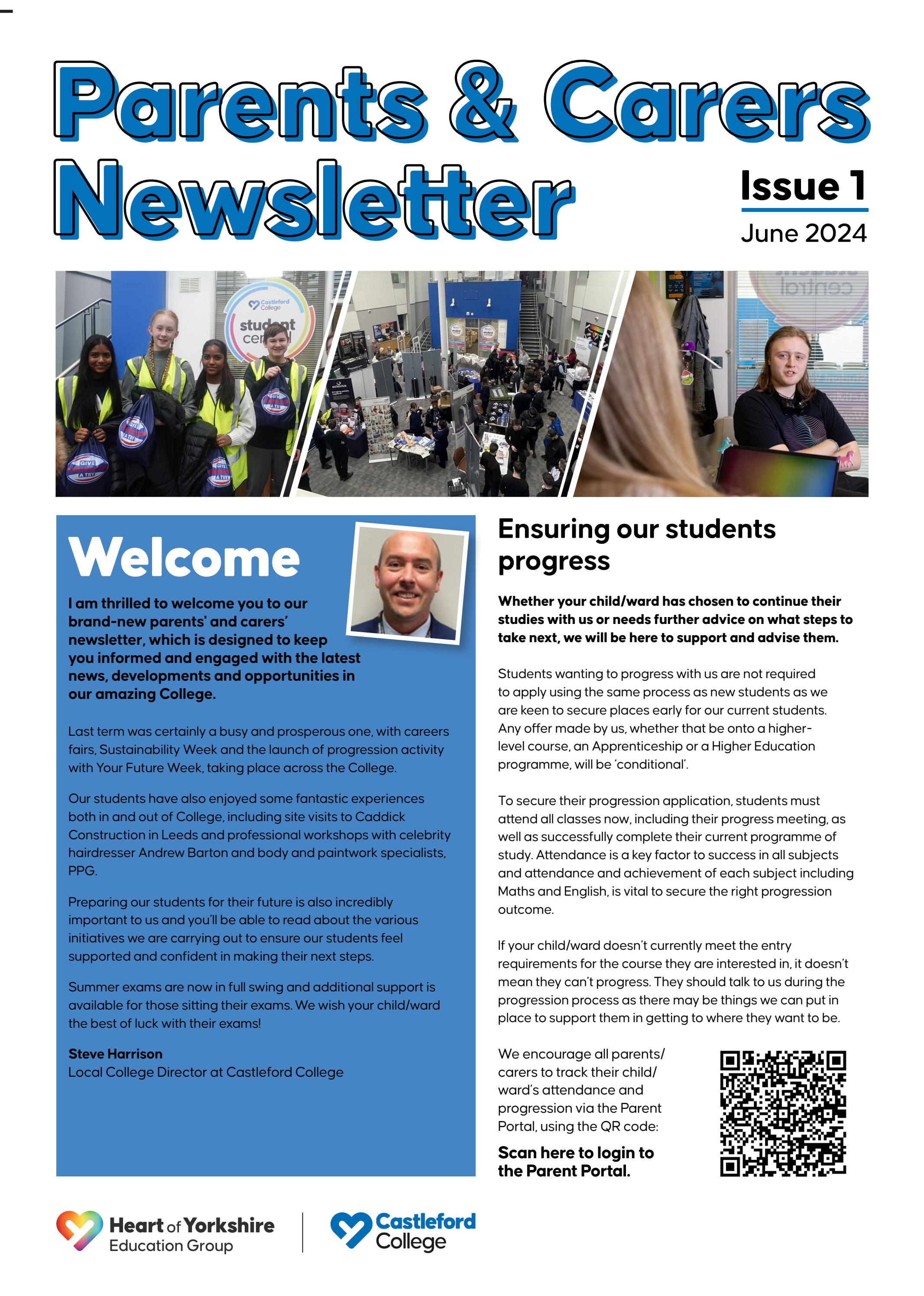 Parent and Carers Newsletter June 2024 - Castleford College by Heart of ...