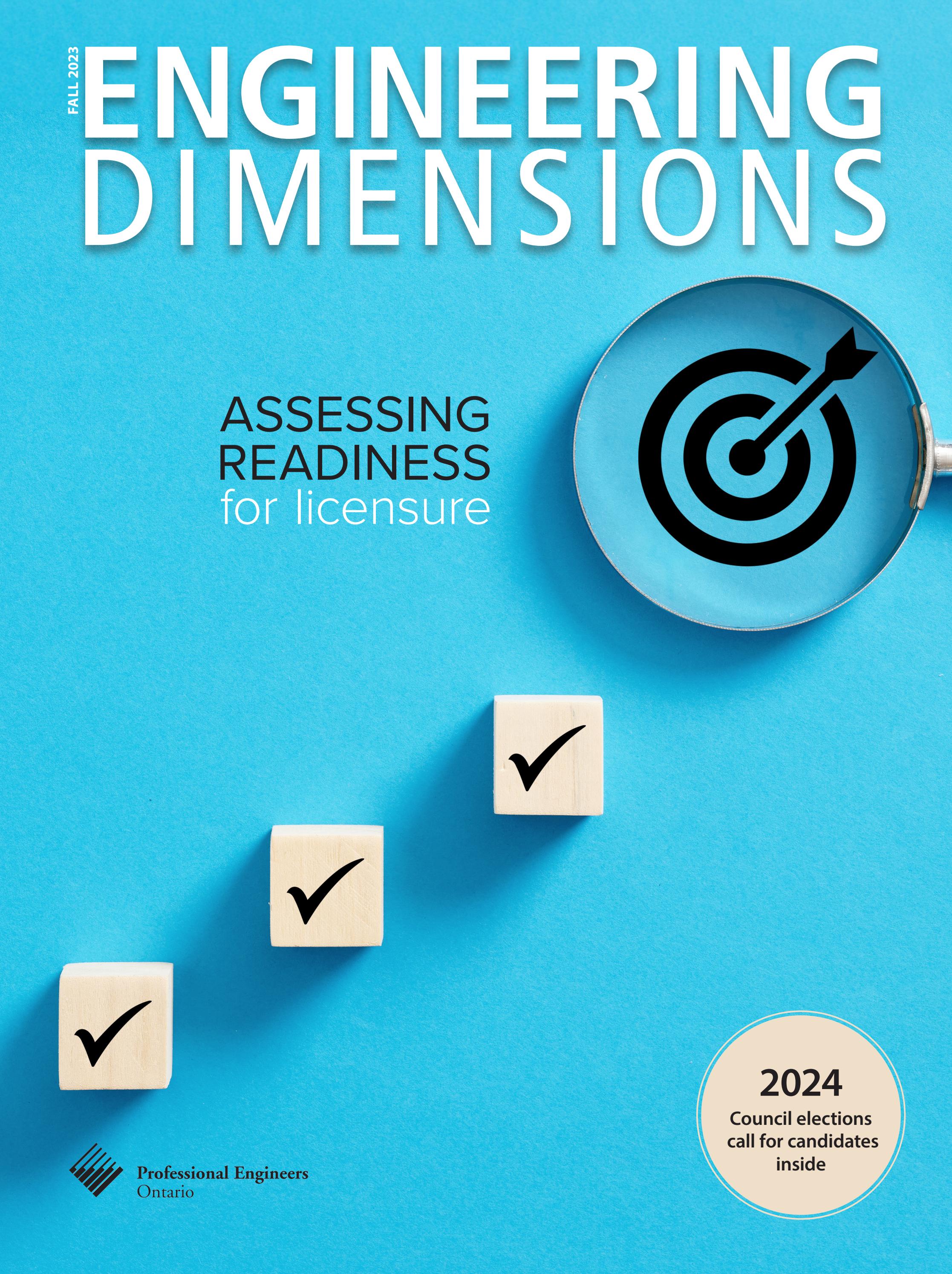 Engineering Dimensions Fall 2023 by Engineering Dimensions - Issuu