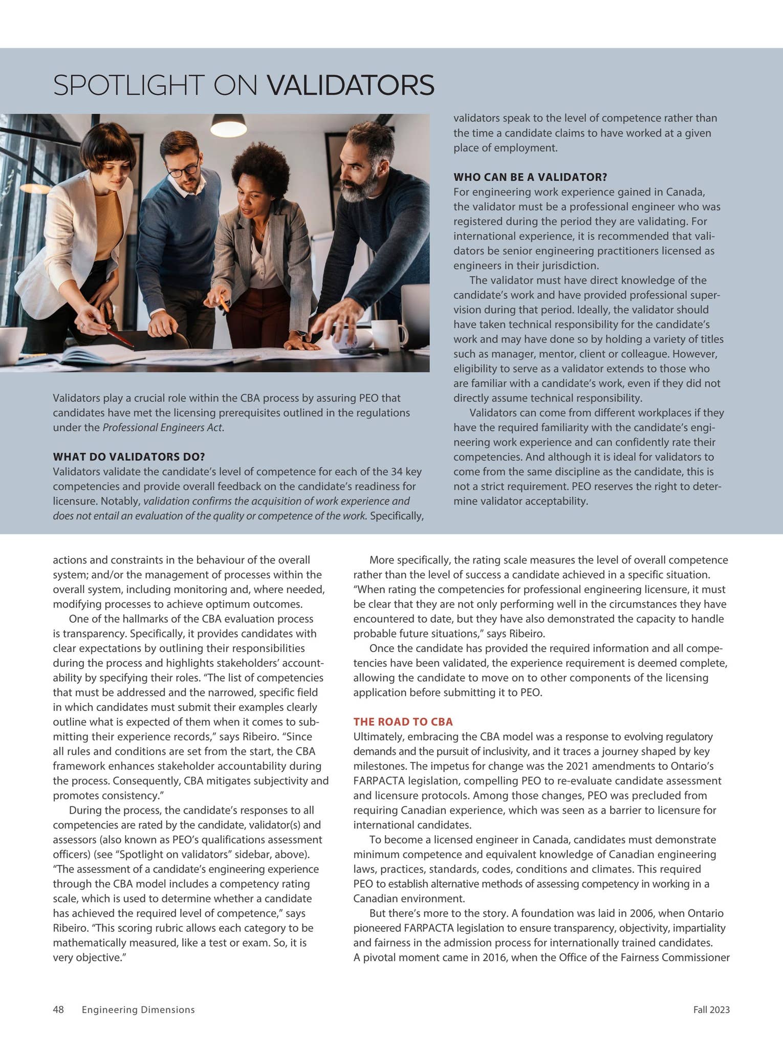 Engineering Dimensions Fall 2023 by Engineering Dimensions - Issuu