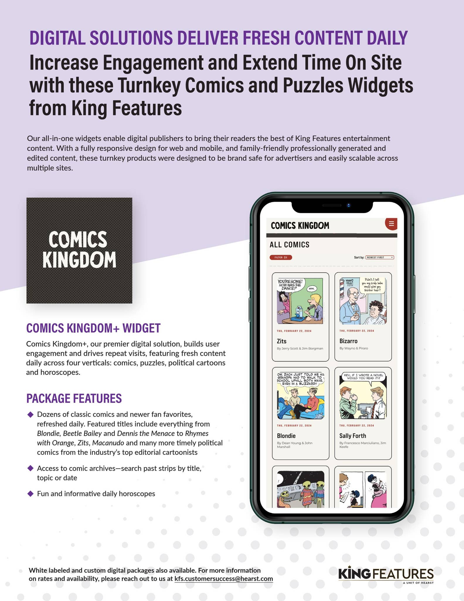 King Features Embeddable Widgets - Comics + Puzzles by King-Features ...