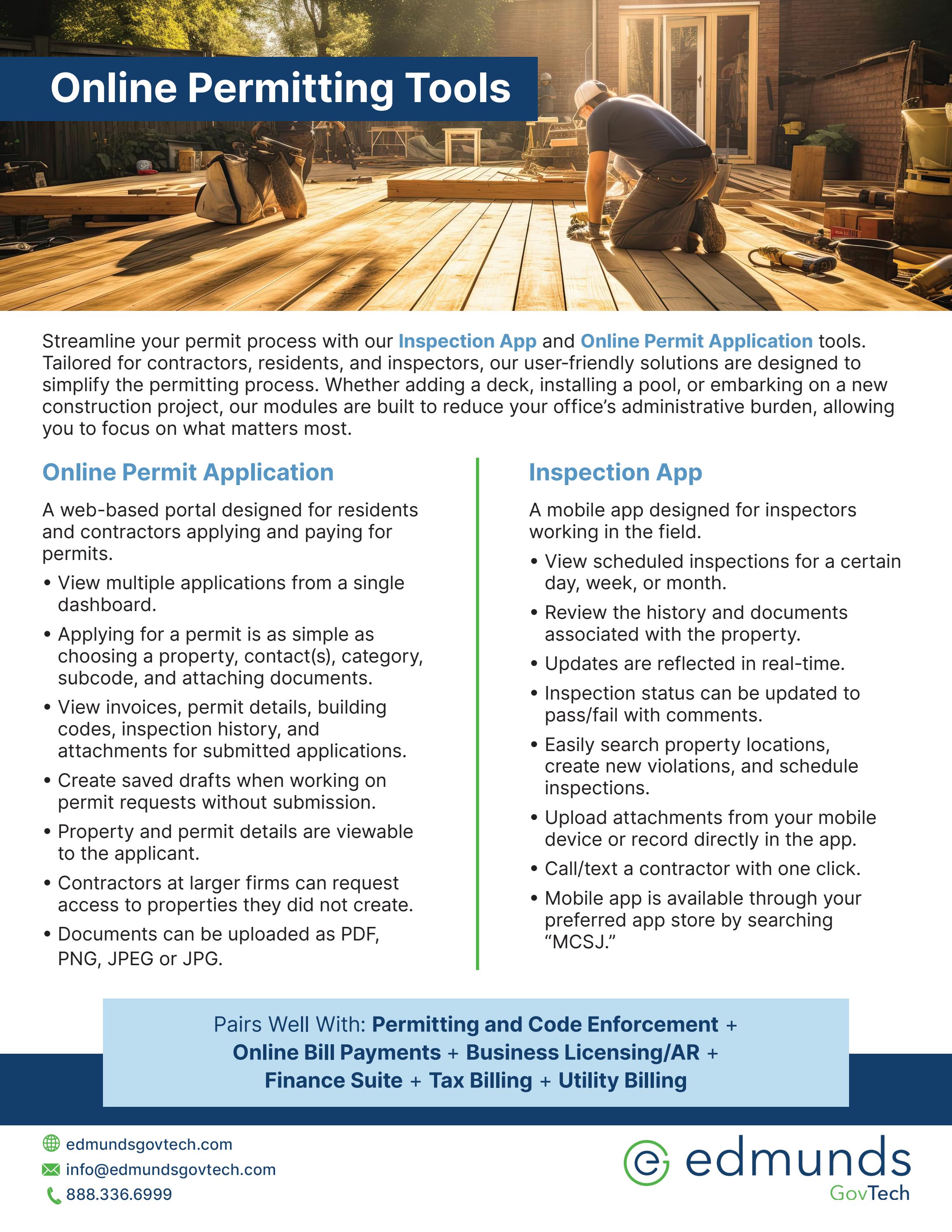 Edmunds GovTech Online Permitting Tools by Edmunds GovTech - Issuu