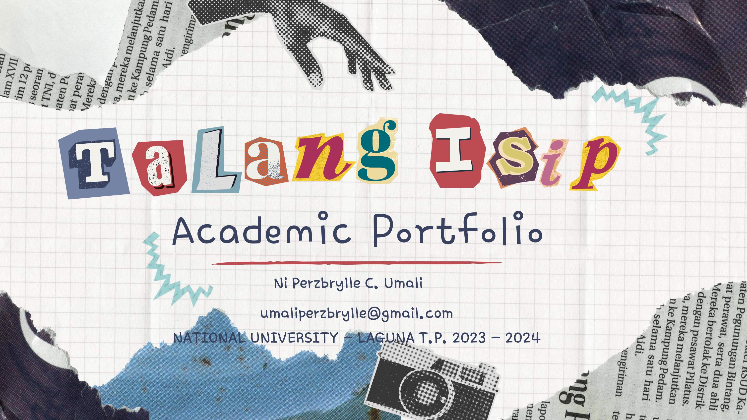 Academic Portfolio by Perzbrylle Umali12 - Issuu