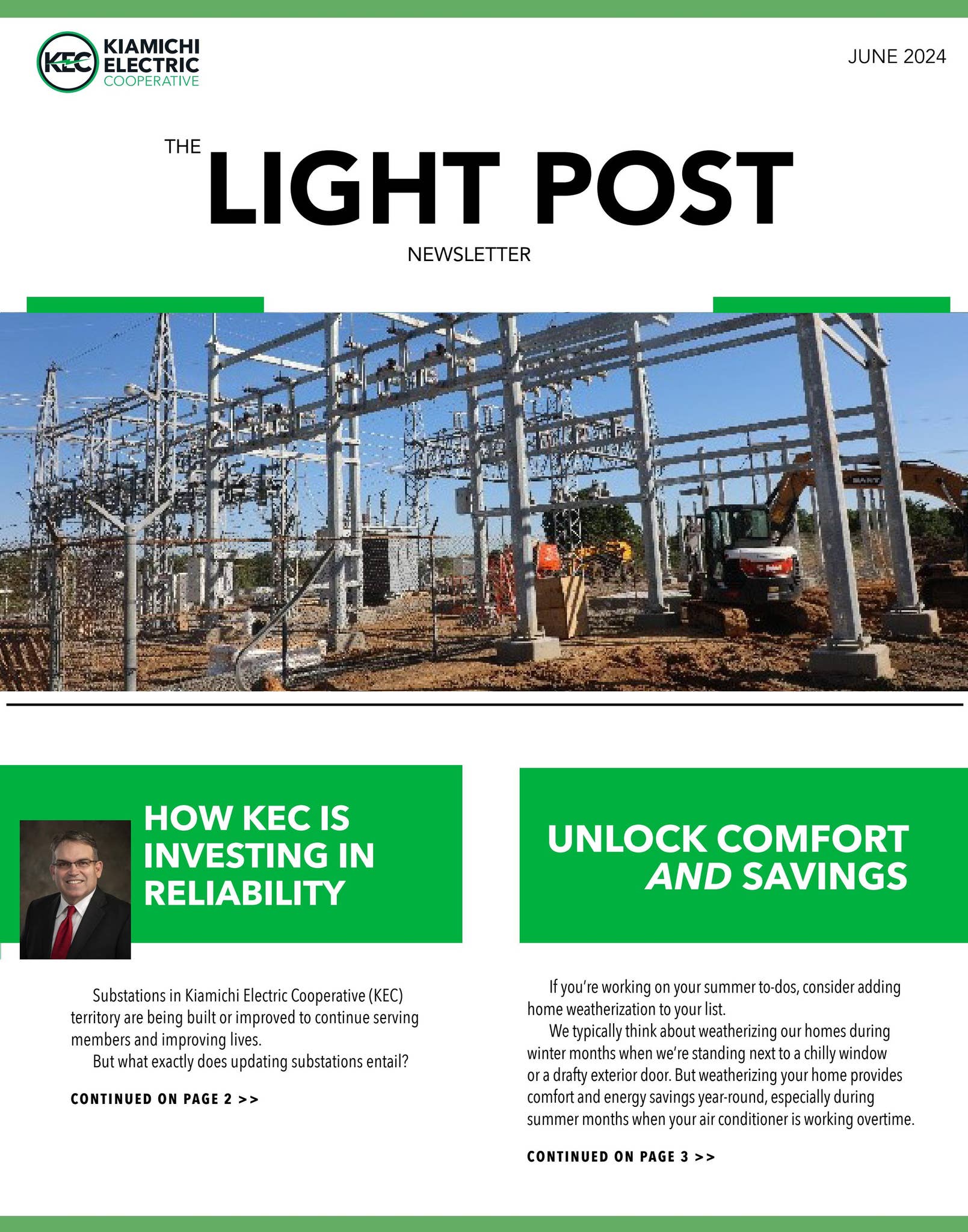 KEC Light Post June 2024 by kiamichielectric - Issuu