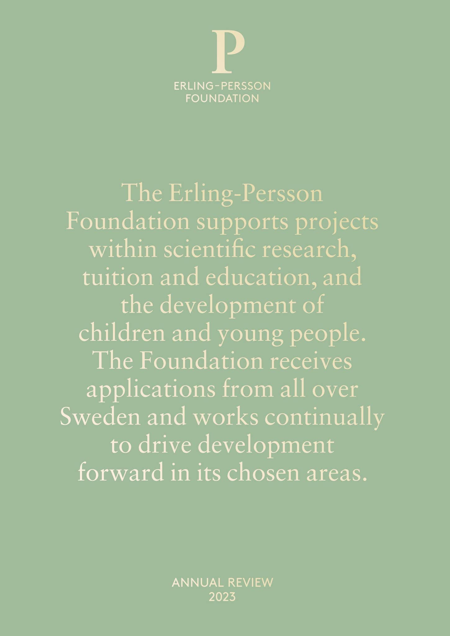 Annual review 2023 | Erling-Persson Foundation | Research & education ...