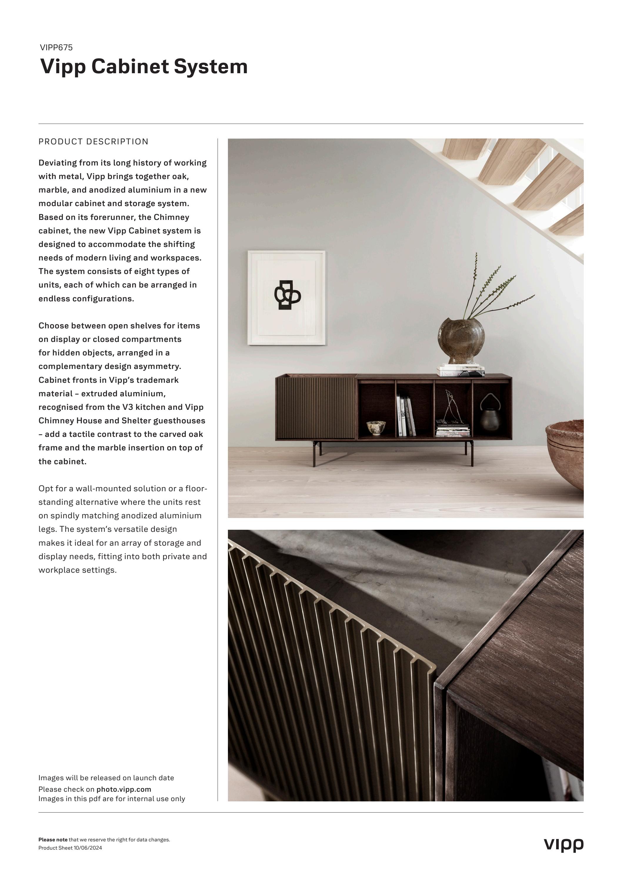 Vipp675 Cabinet System Product Sheet by vipp - Issuu