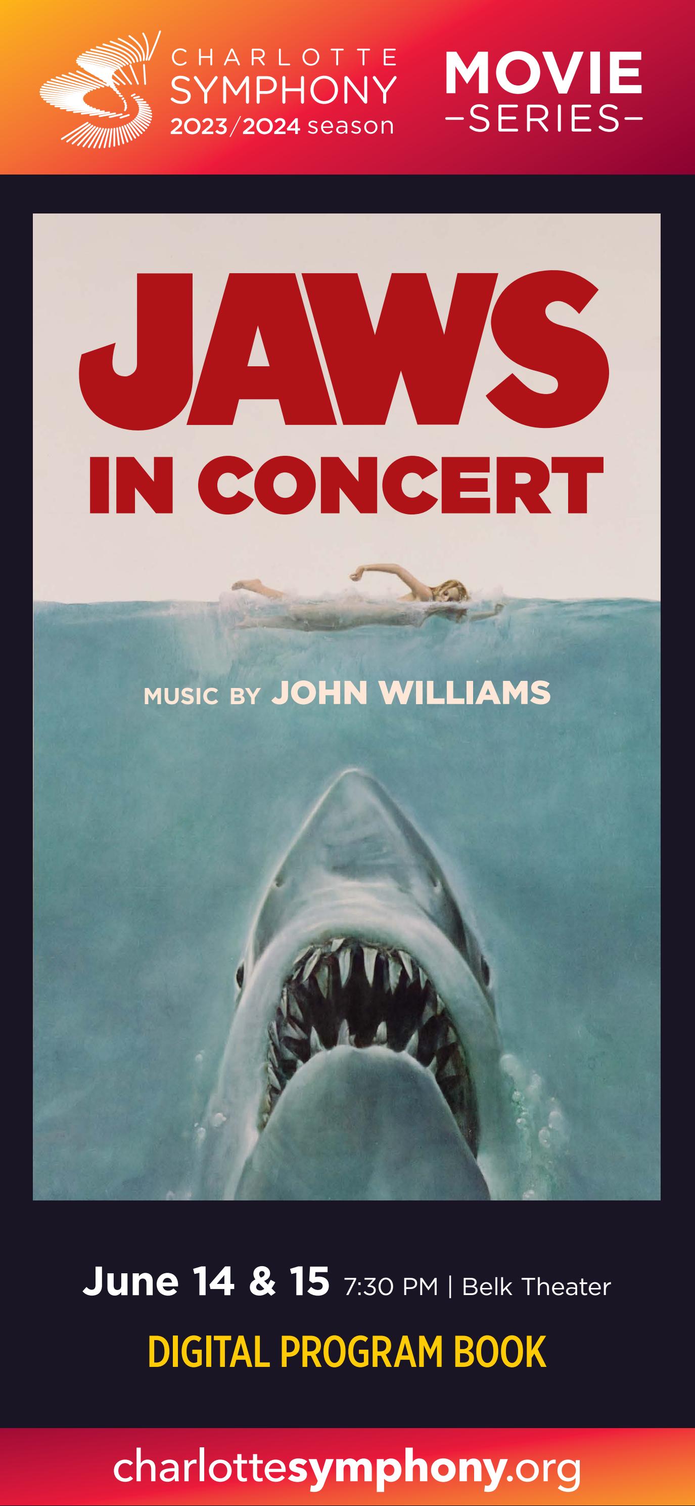 CSO Jaws In Concert - program 06-14-24 by Charlotte Symphony - Issuu