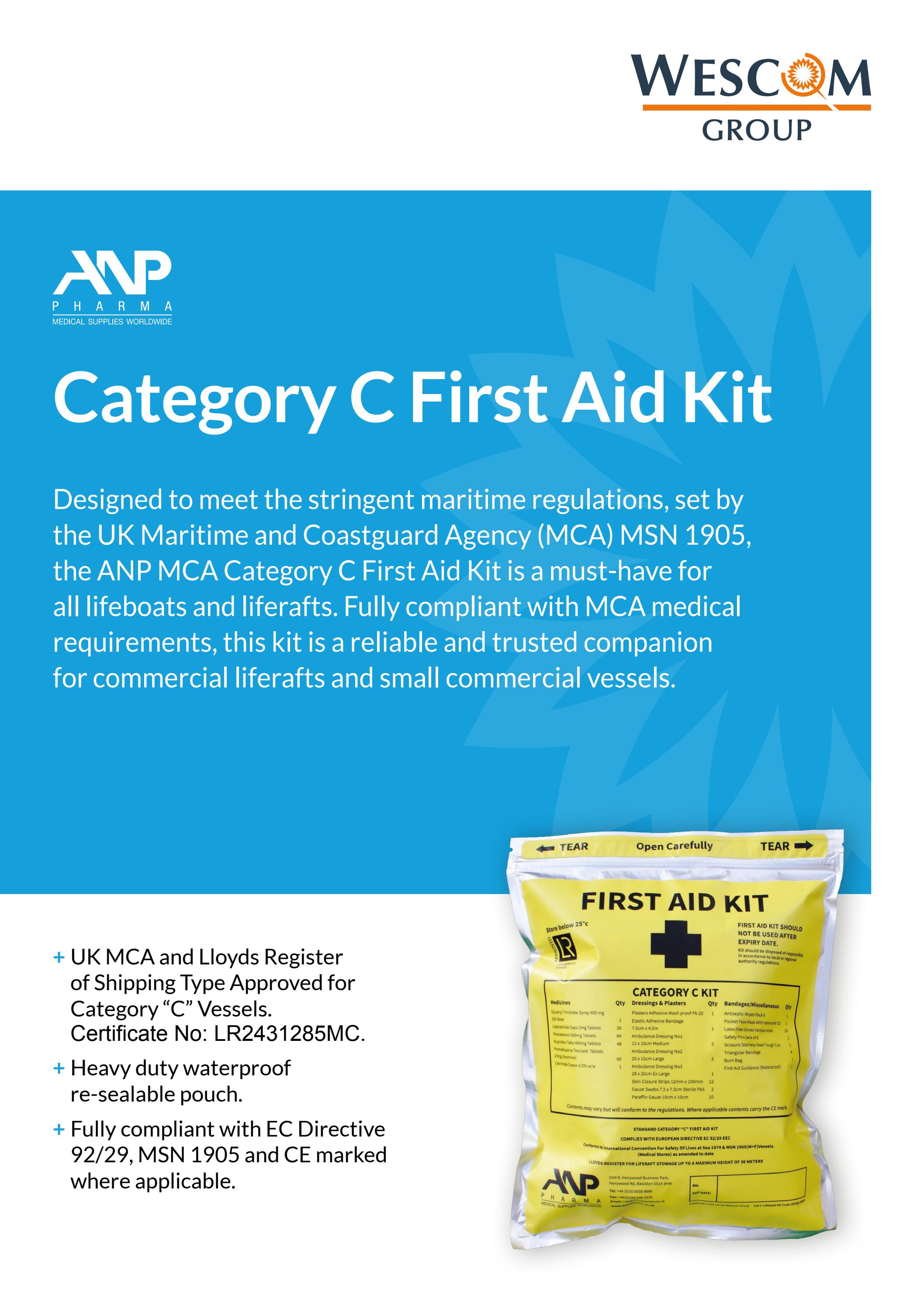 Category C First Aid Kit by Wescom Group - Issuu