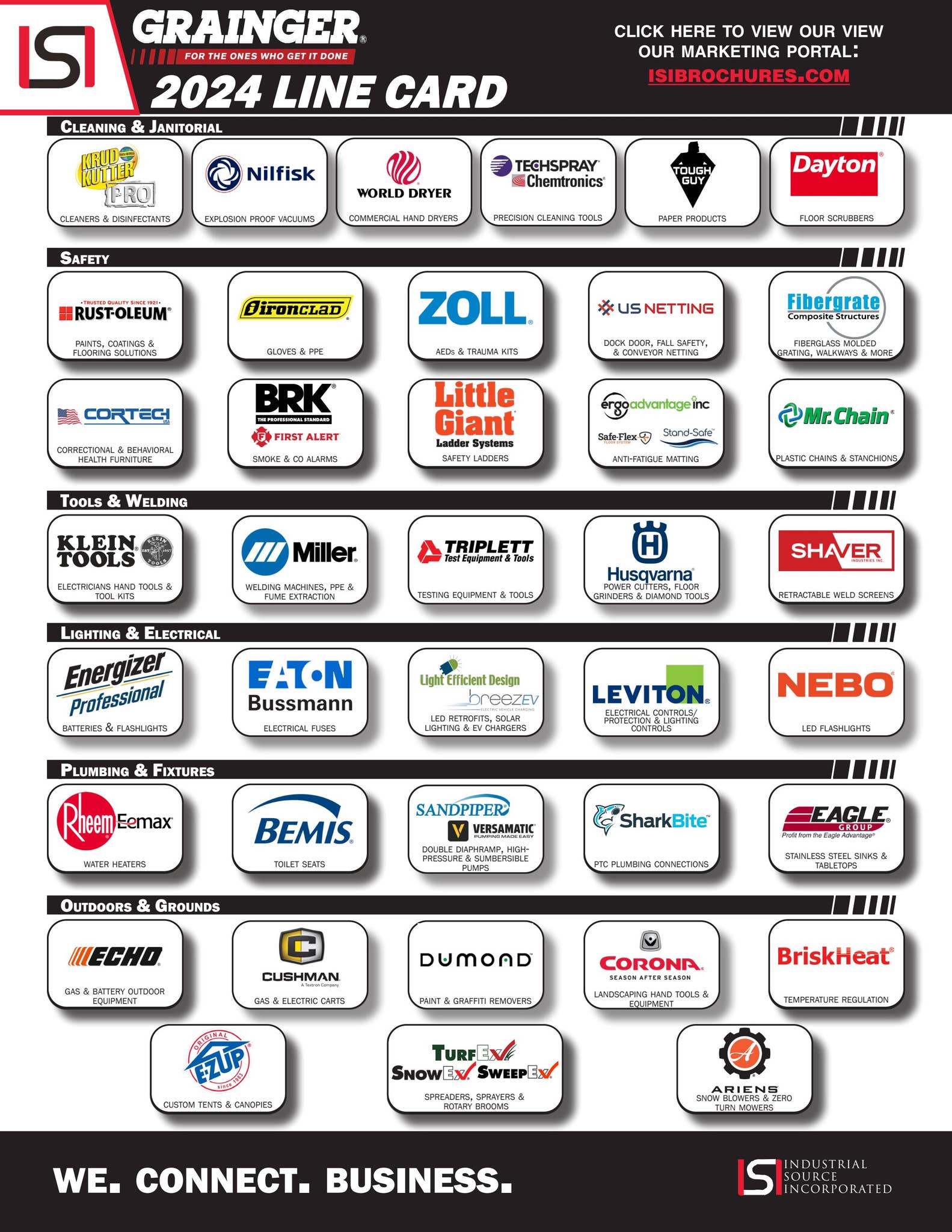 2024 Grainger Line Card by ISI Marketing Portal - Issuu