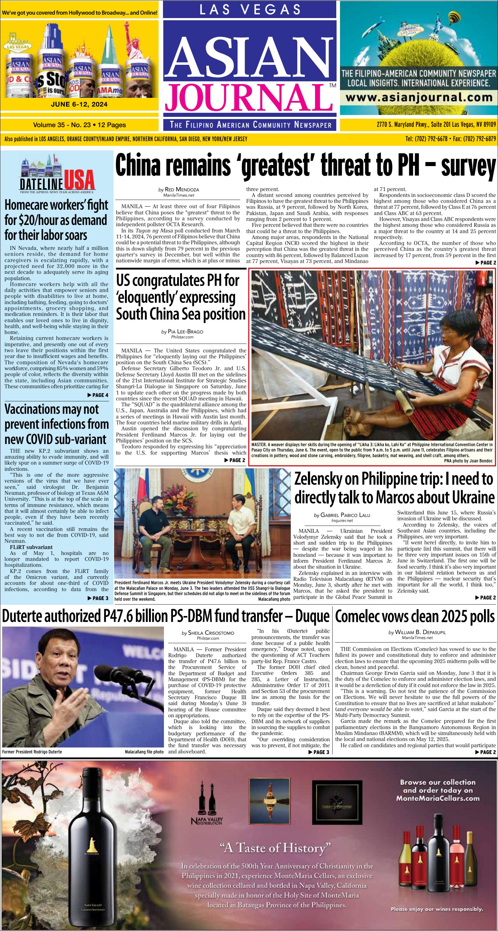 060624 - Las Vegas Edition by Asian Journal Community Newspapers - Issuu