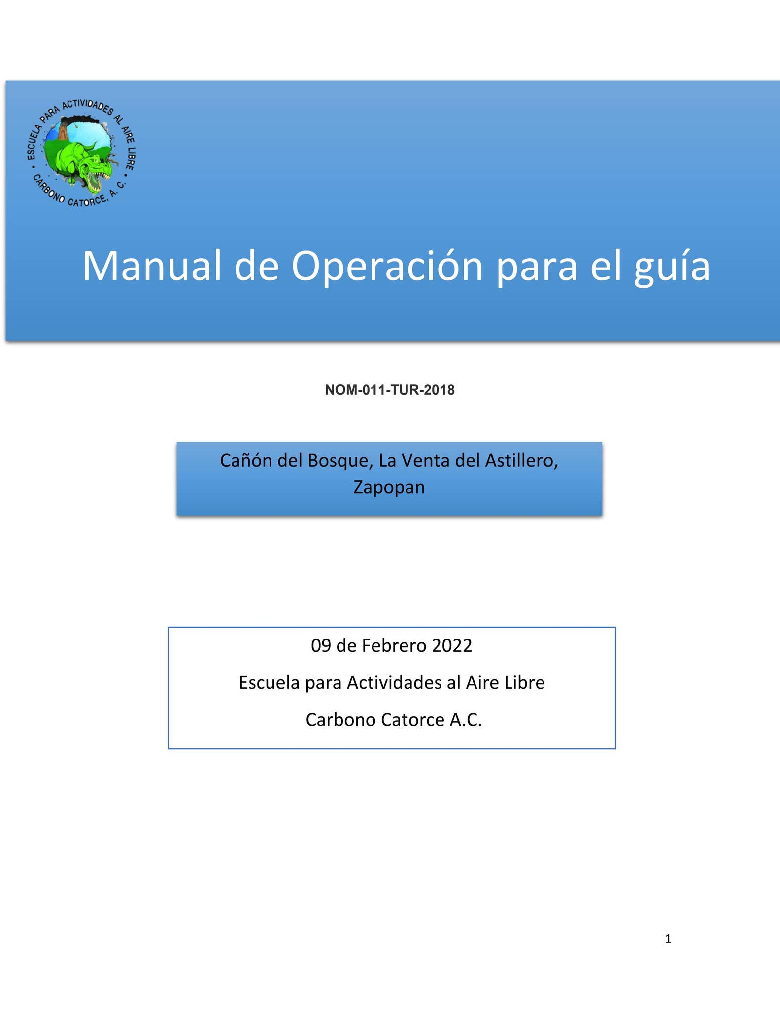 Ejemplo Manual de Operaciones by Carbono Catorce A.C. - Issuu
