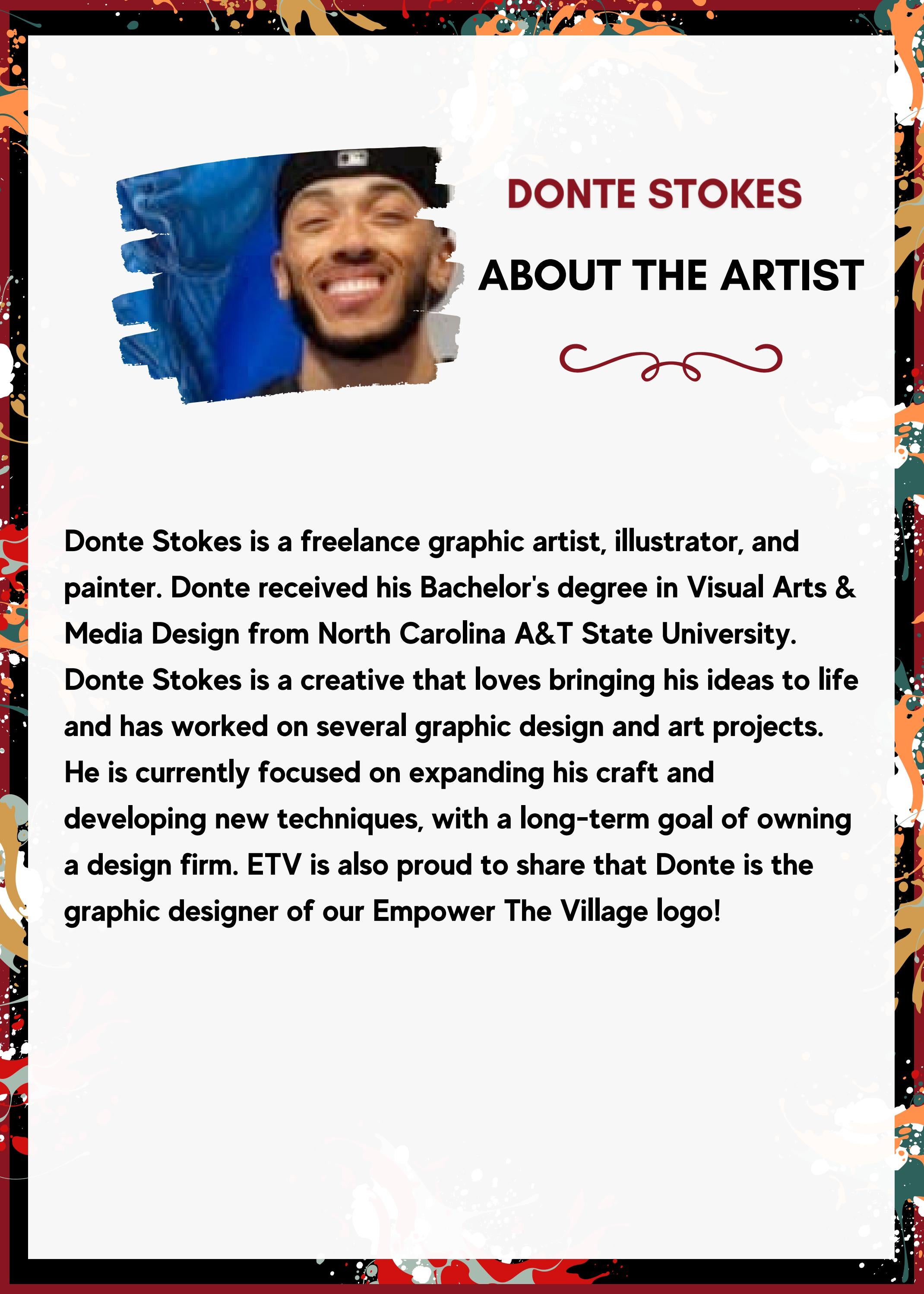 Donte Stokes Bio 2024 by empowerthevillage - Issuu