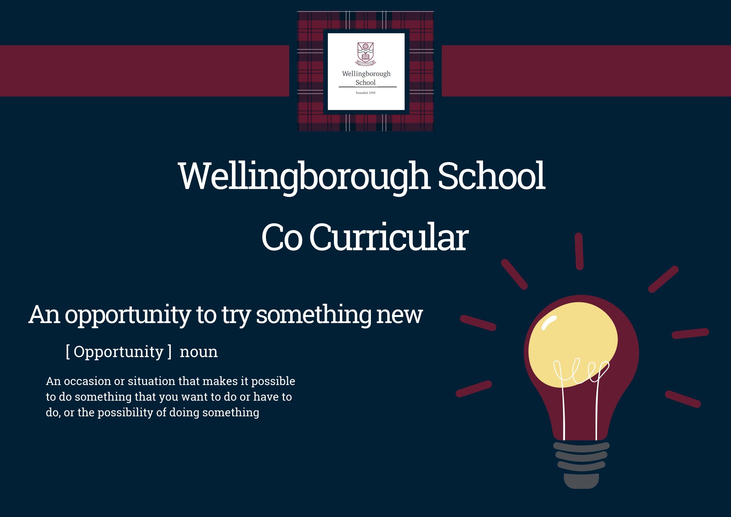 Co Curricular Brochure by wellingboroughschool - Issuu