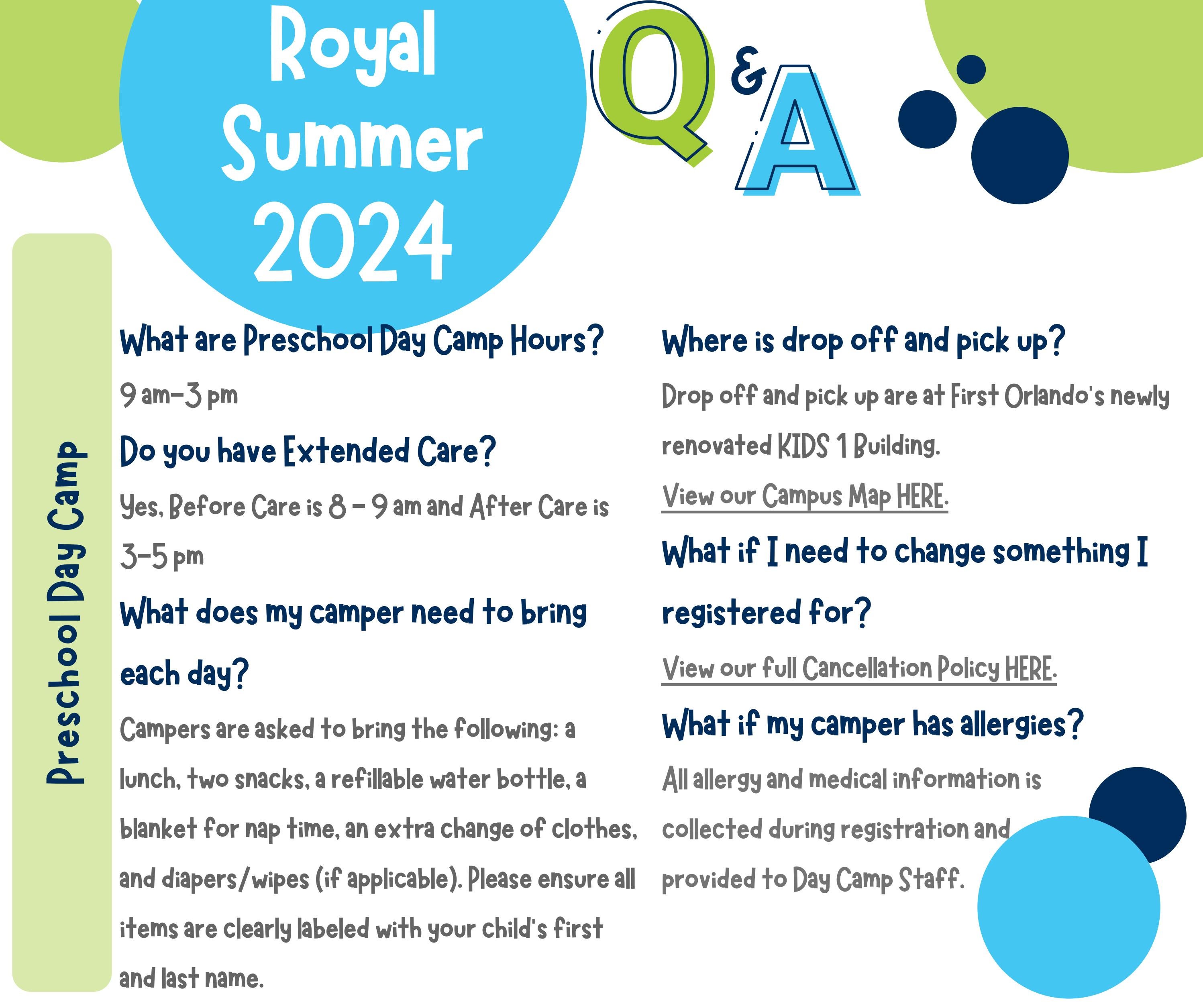 Preschool Royal Summer FAQs by The First Academy - Issuu