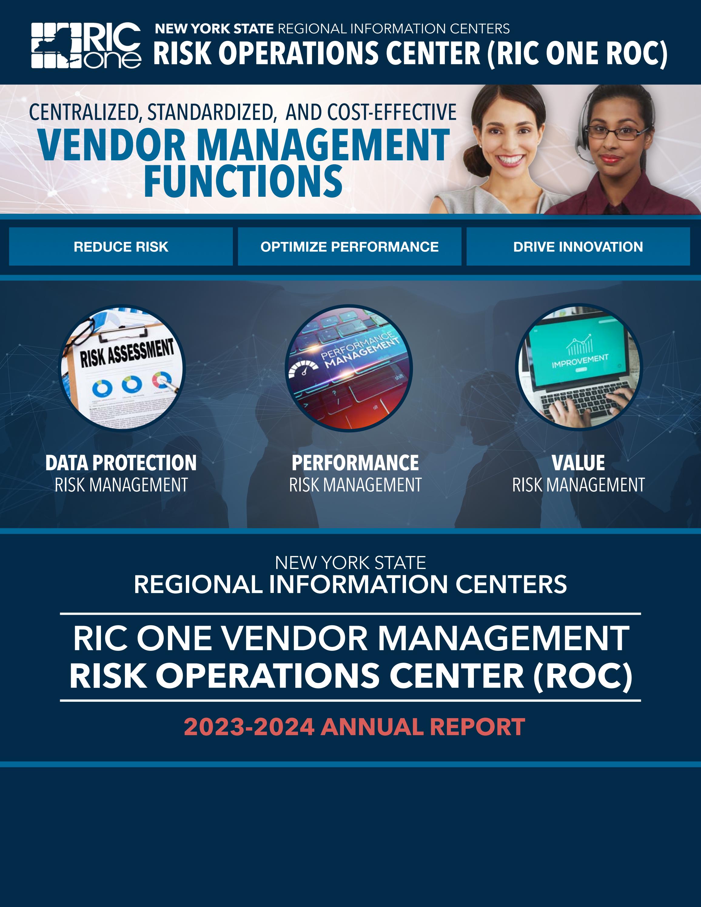 RIC ONE Vendor Management Risk Operations Center 2023-24 Annual Report ...