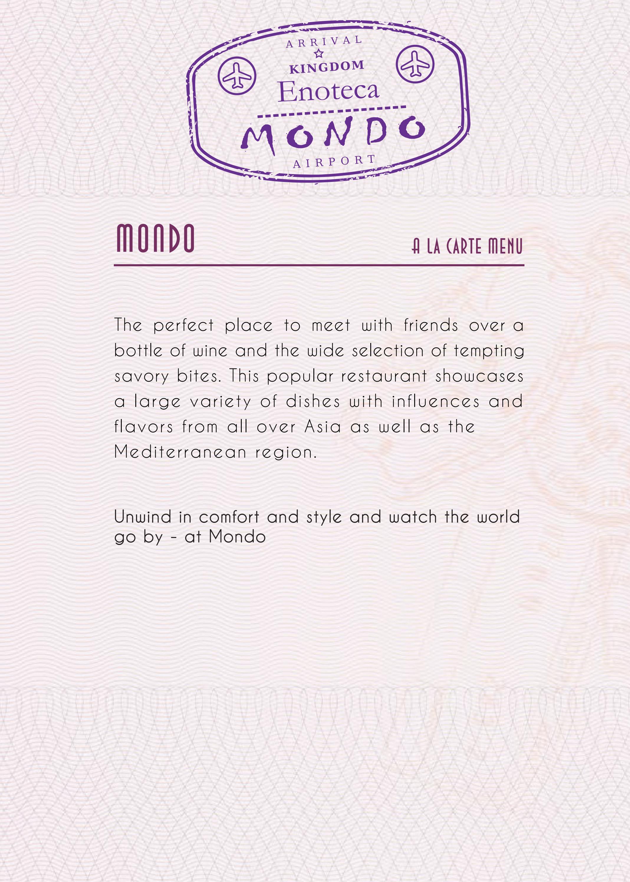 Mondo Menu by Hilton Sukhumvit Bangkok - Issuu