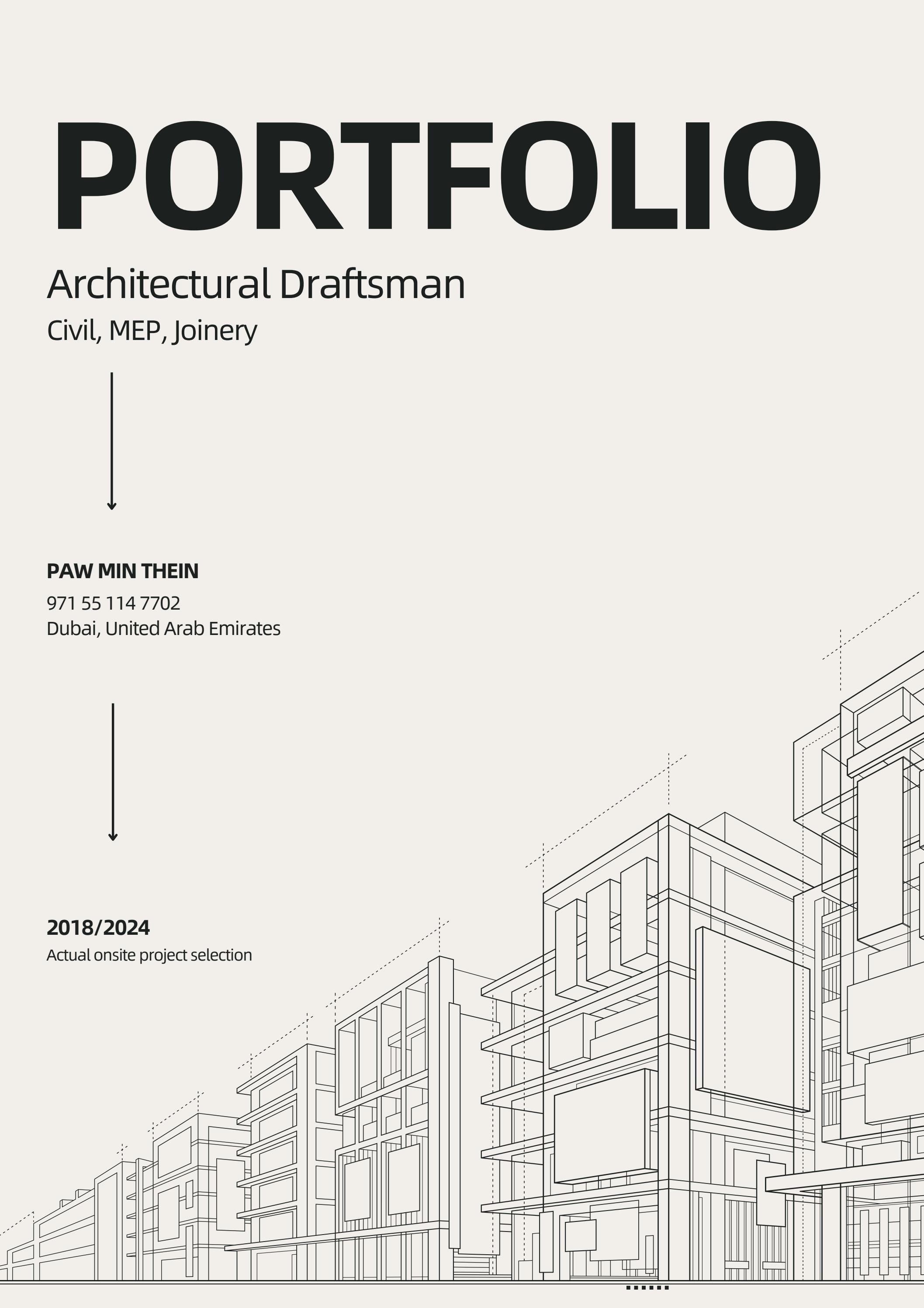 Architecture Draftsman Portfolio by Paw Min Thein by Paw Min Thein - Issuu