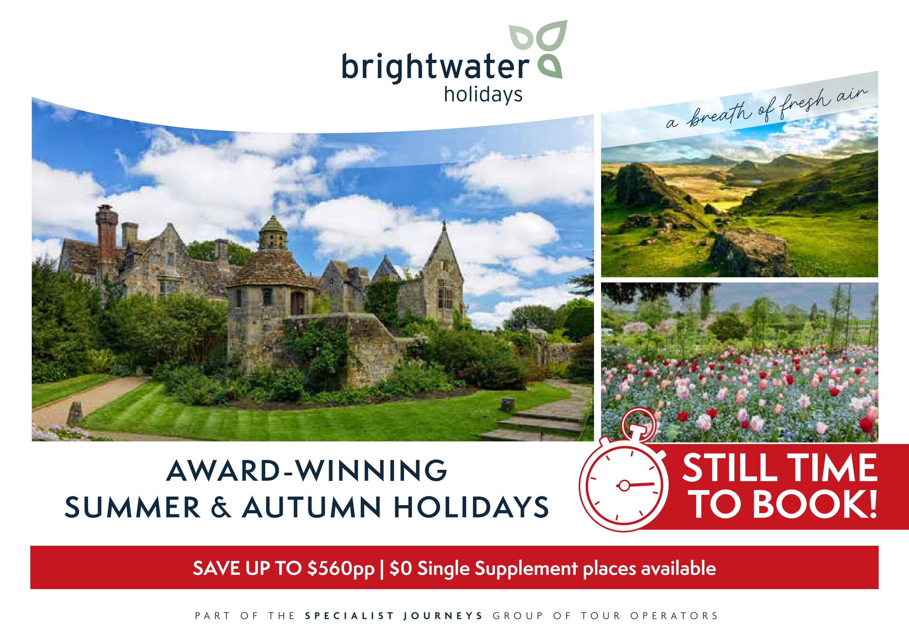 AWARD-WINNING SUMMER & AUTUMN HOLIDAYS - US version - Brightwater ...