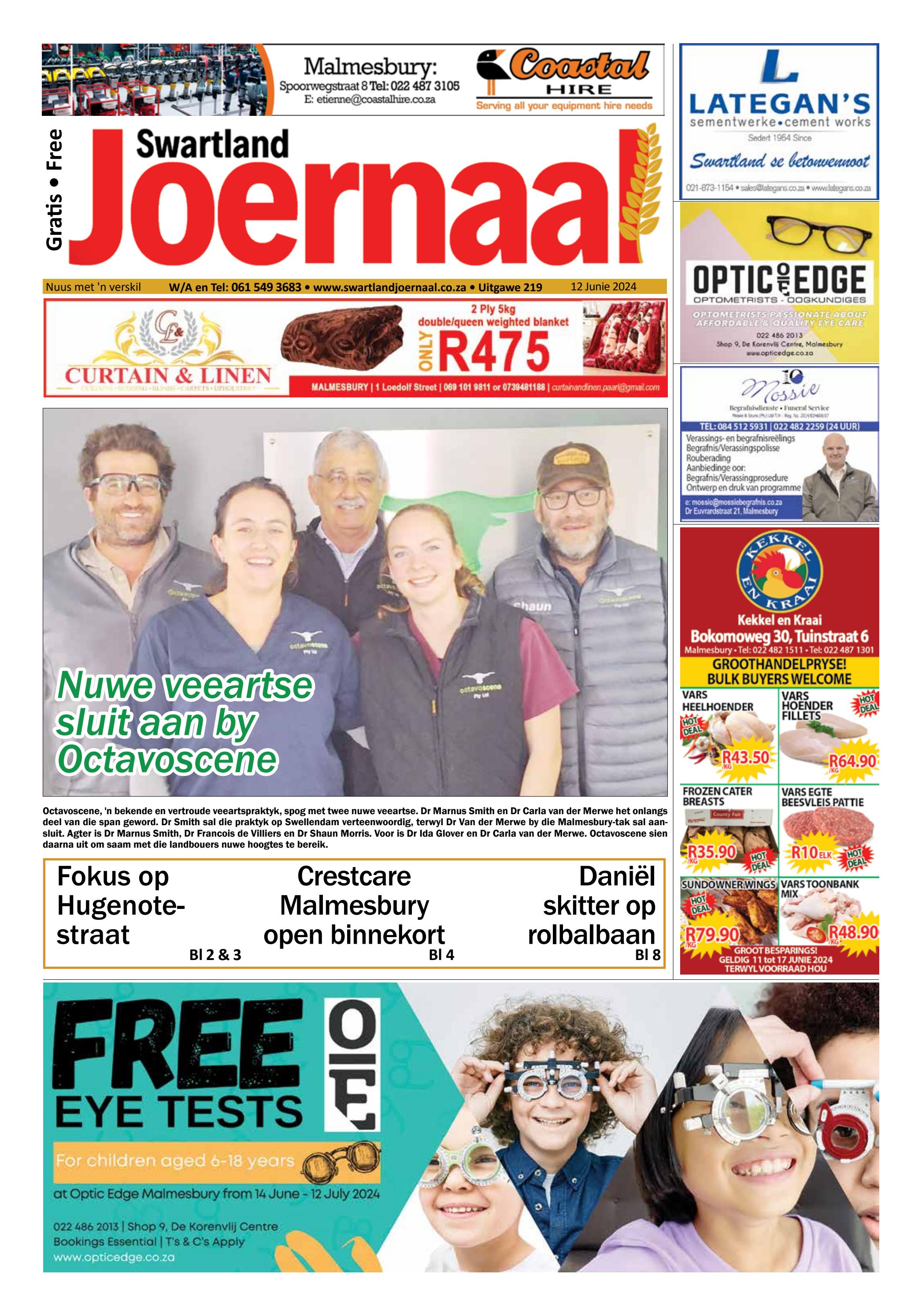 Swartland Joernaal 12 Junie 2024 by Swartland Joernaal - Issuu