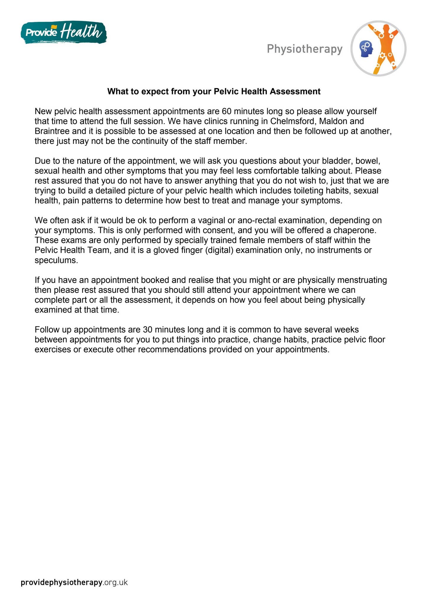 Pelvic Health Assessment by Provide Community - Issuu