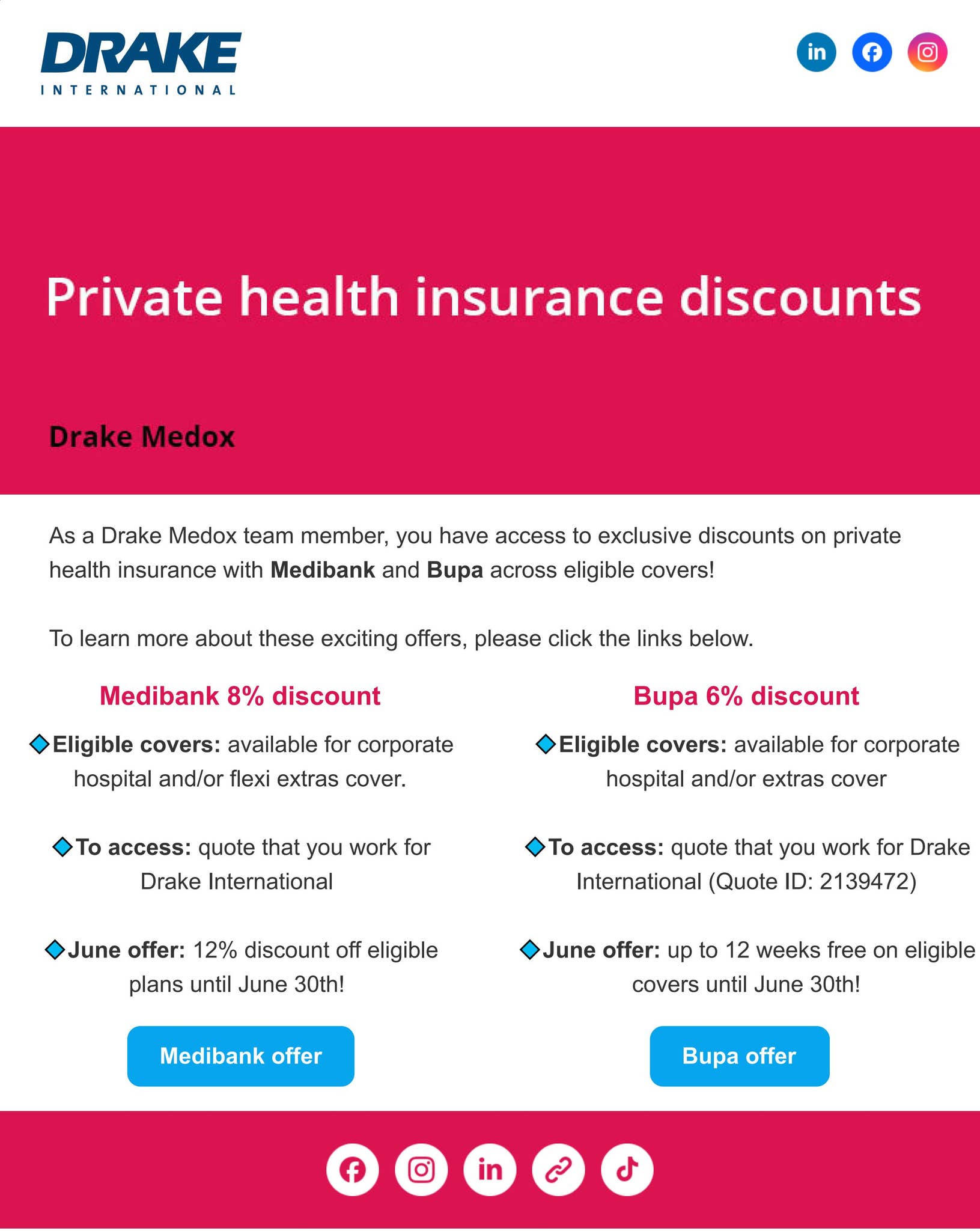 Private Health Insurance Discounts- Drake Medox by DrakeANZ - Issuu