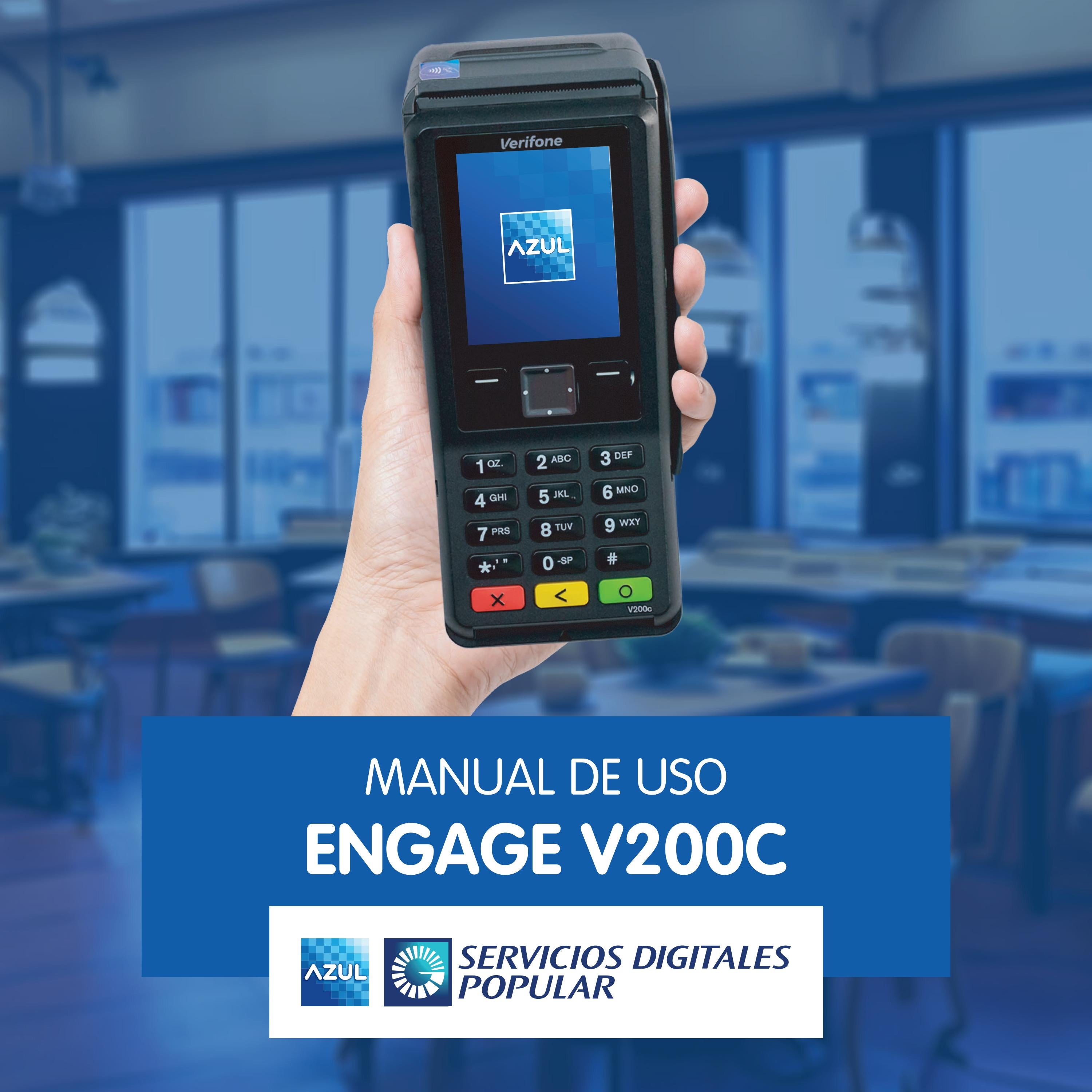 Manual de Uso Terminal Engage V200 by Servicios Digitales Popular - Issuu