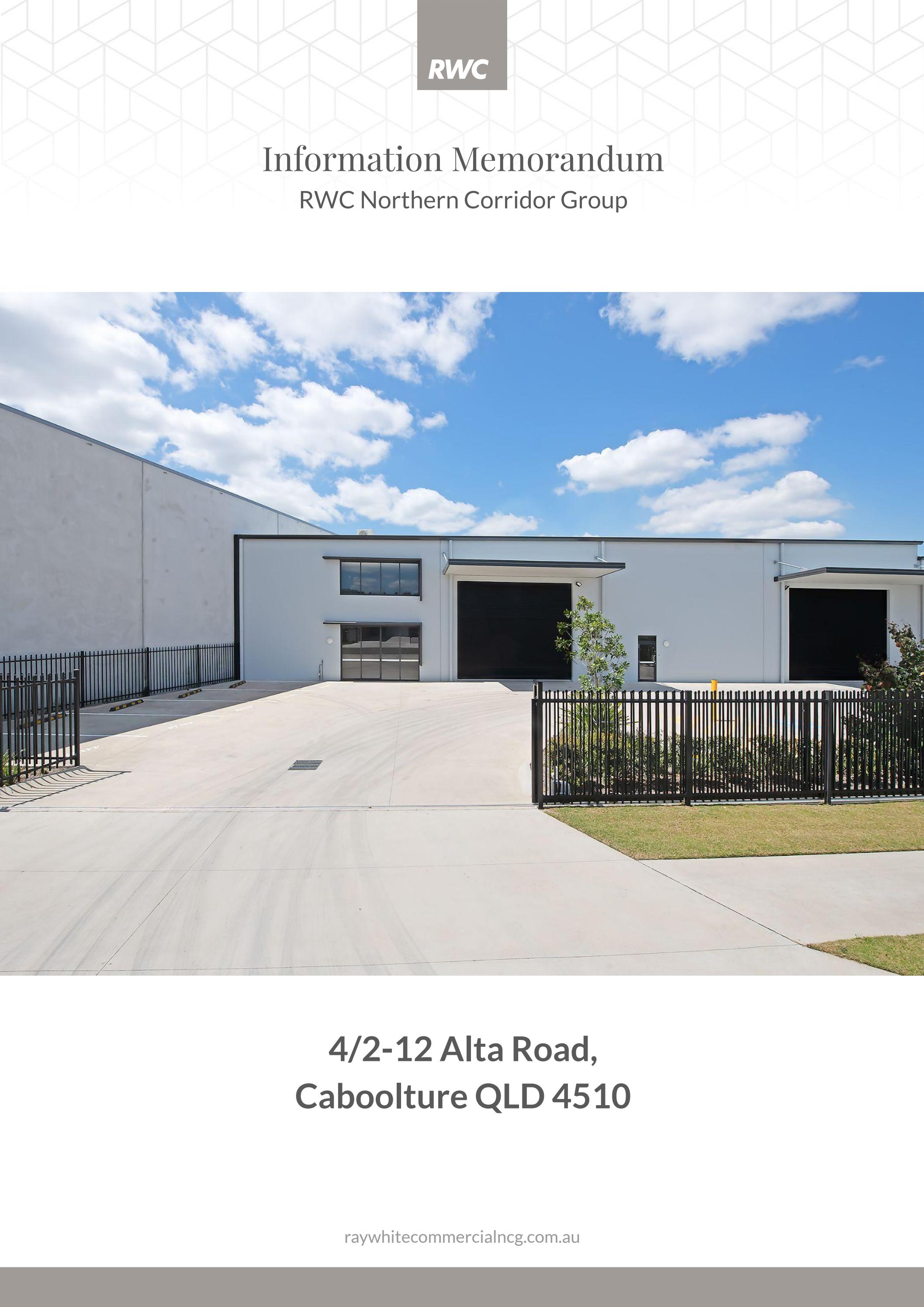 IM | 4/2-12 Alta Road, Caboolture by Ray White Commercial Northern ...