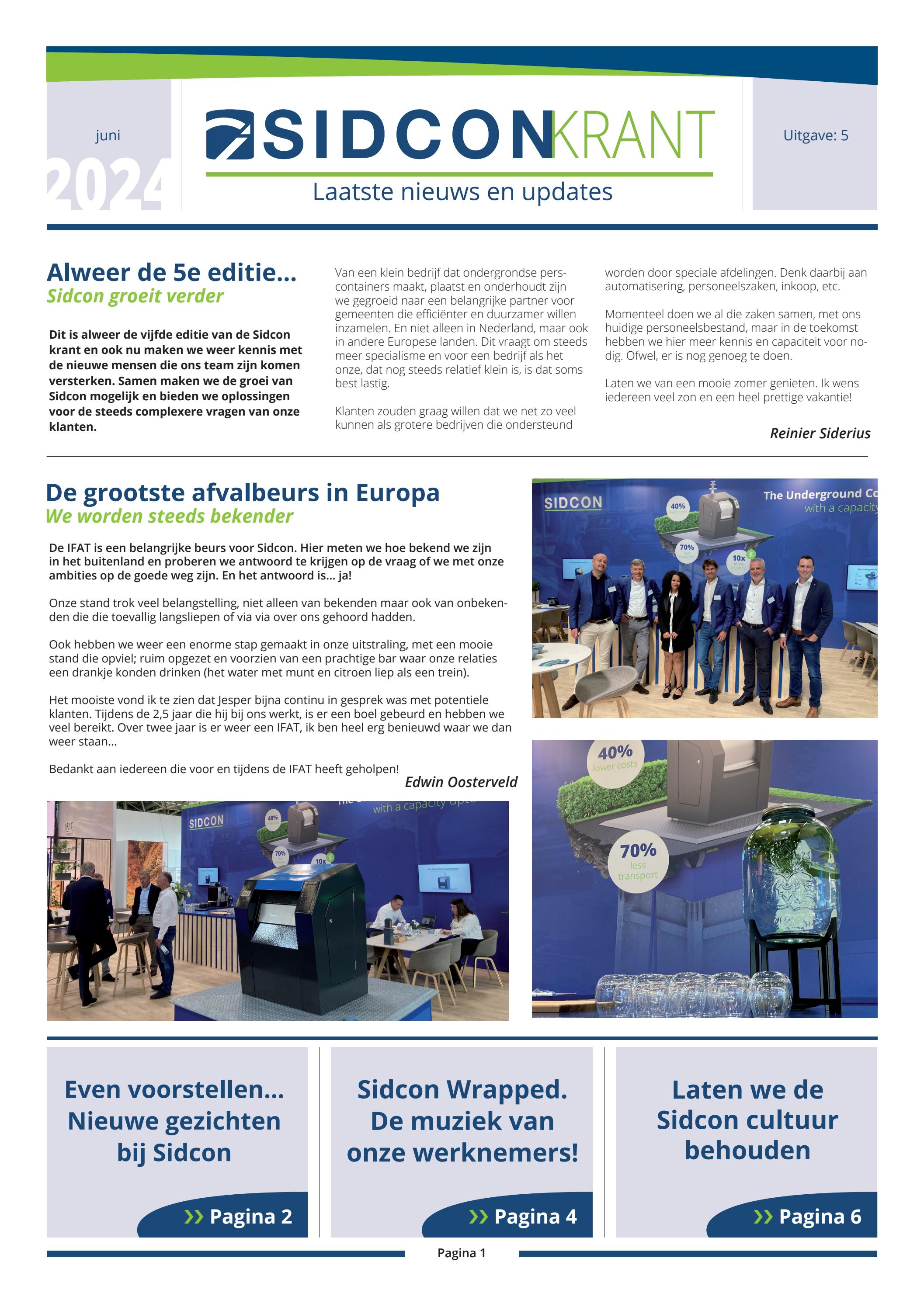 SIDCONKrant juni 2024 by sidcon - Issuu