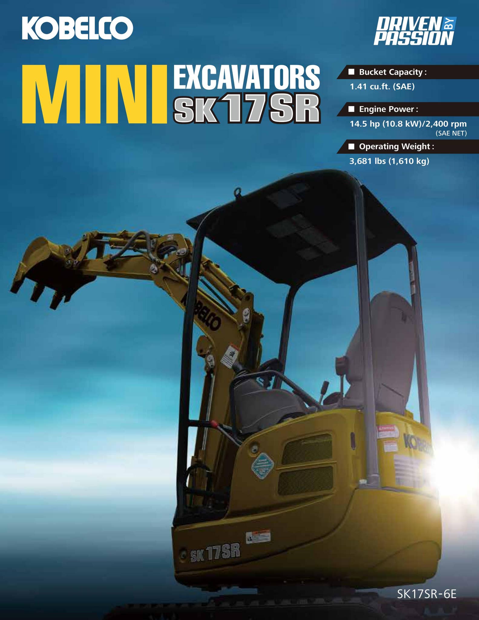 SK17SR-6E by KOBELCO Construction Machinery USA - Issuu