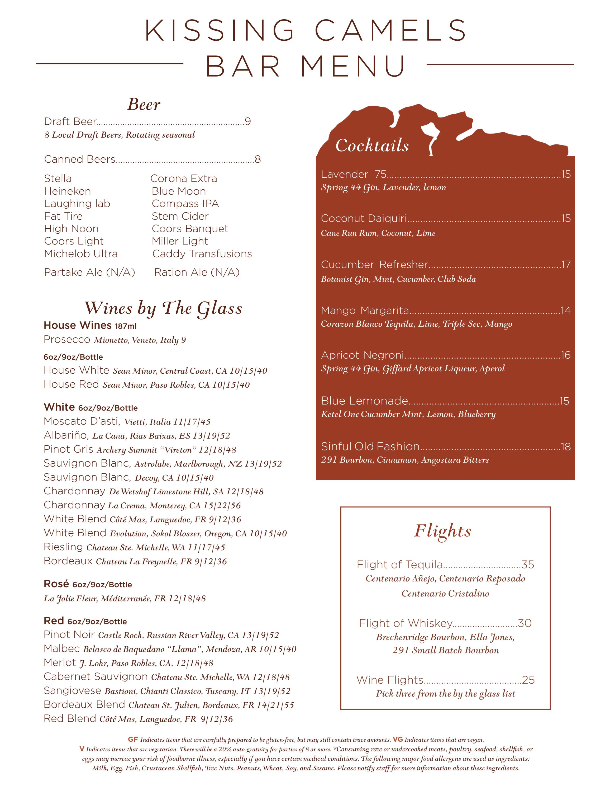 KC Grille Bar Menu RE-UPLOAD by gardenofthegodsresortandclub - Issuu