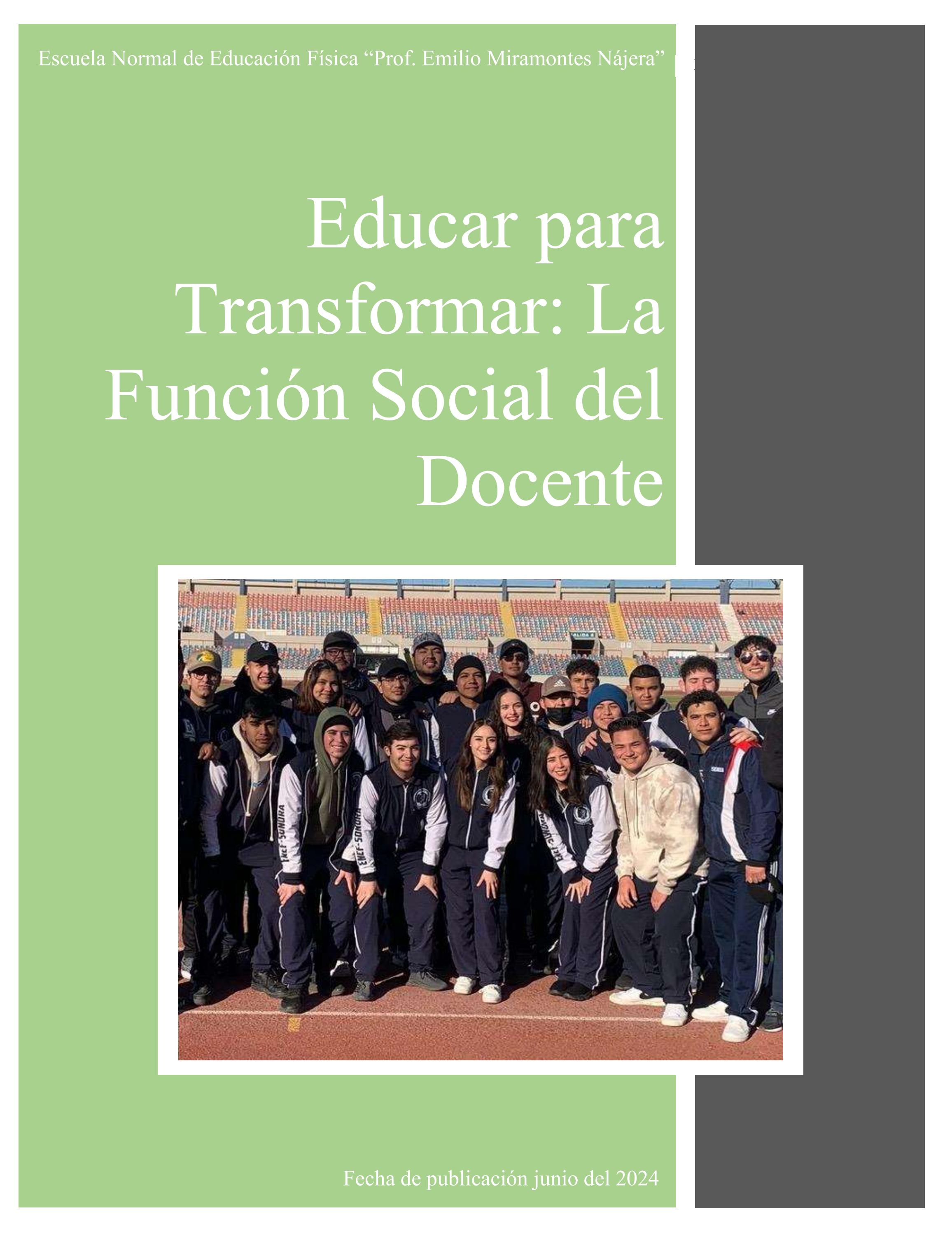 Educar para Transformar: La Función Social del Docente by Luis Rocha ...