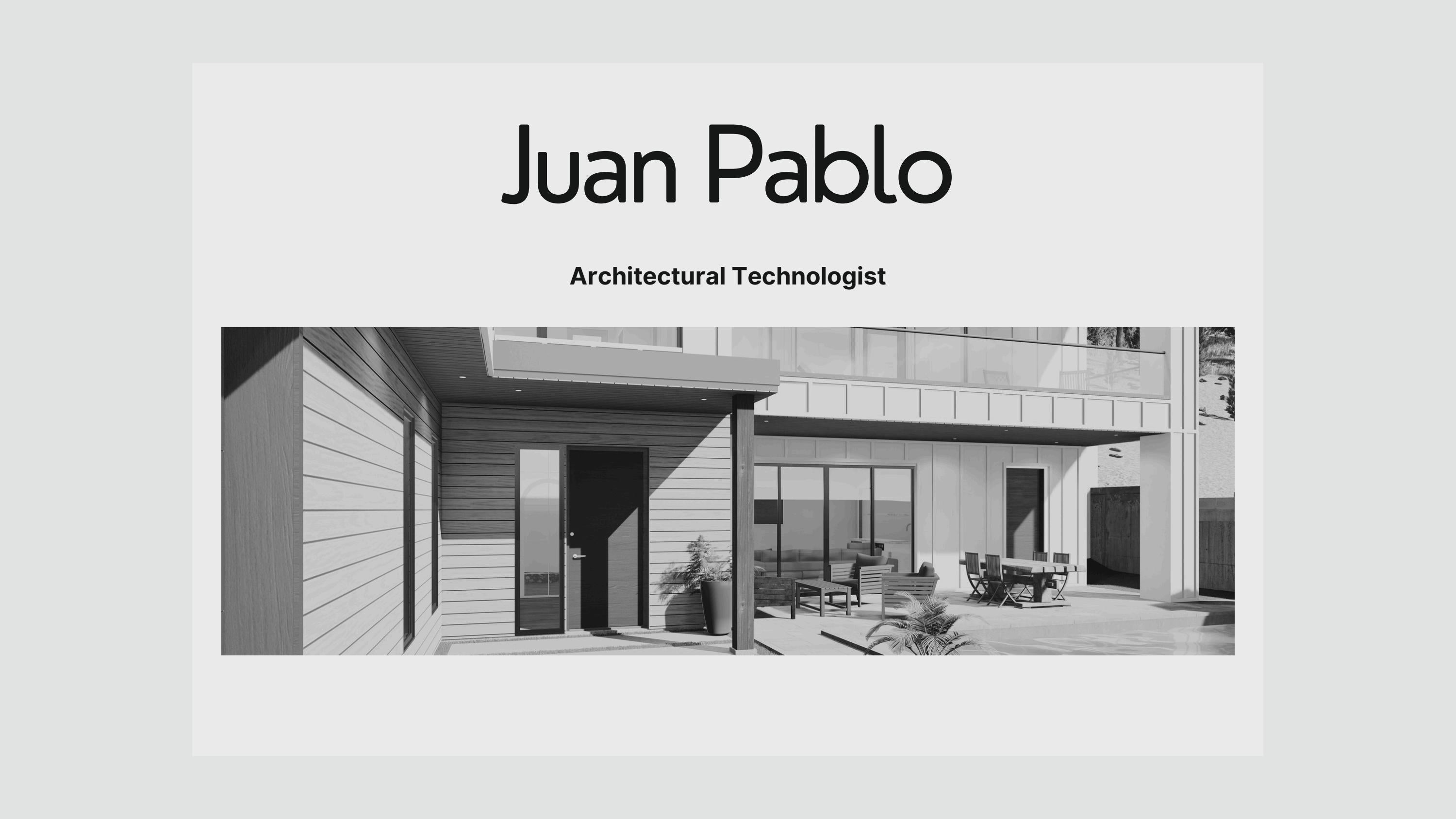 Architectural Technologist Portfolio - Juan Pablo by JP Fernandez - Issuu