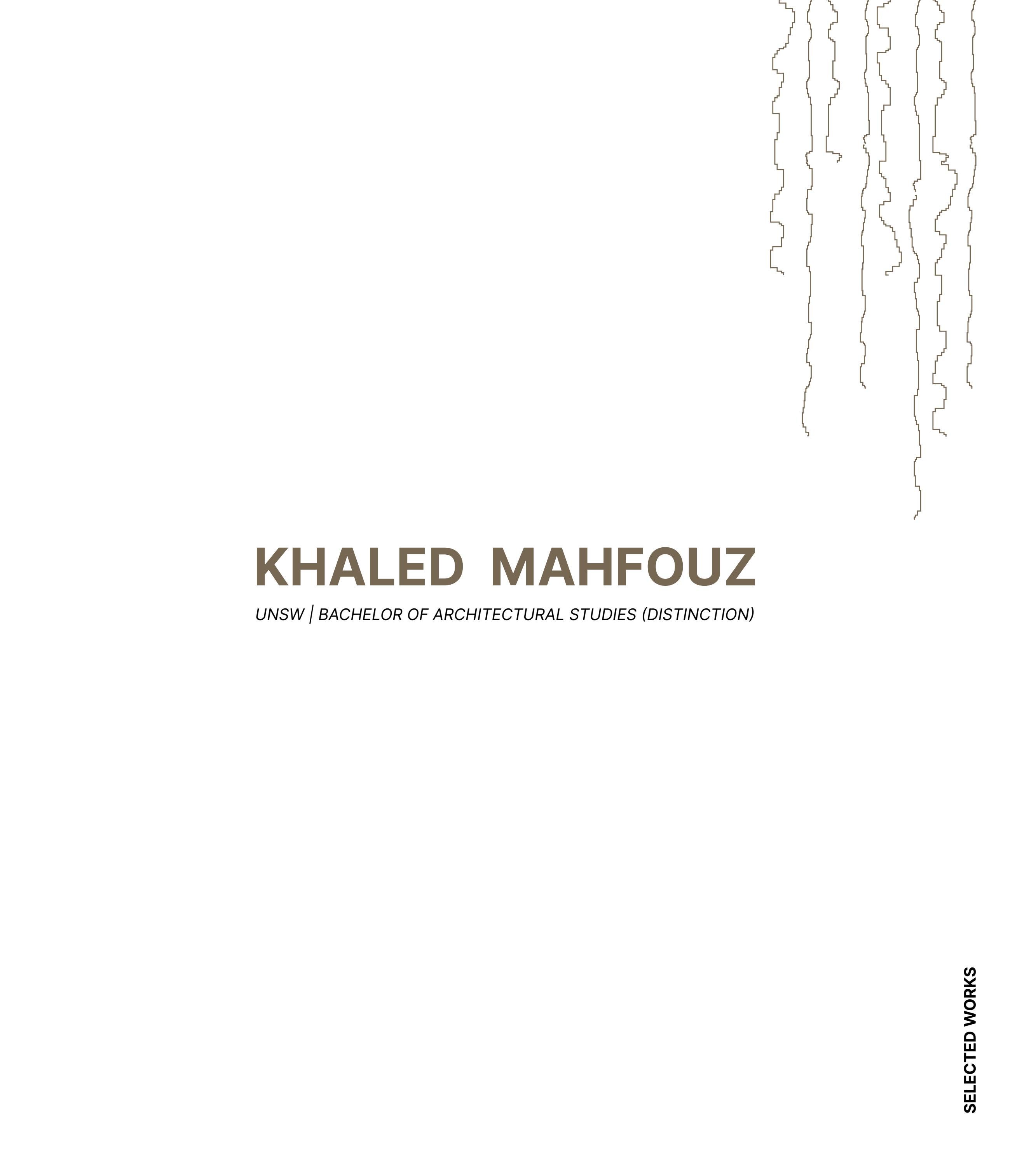 Architecture Portfolio / Khaled Mahfouz by Khaled Mahfouz - Issuu