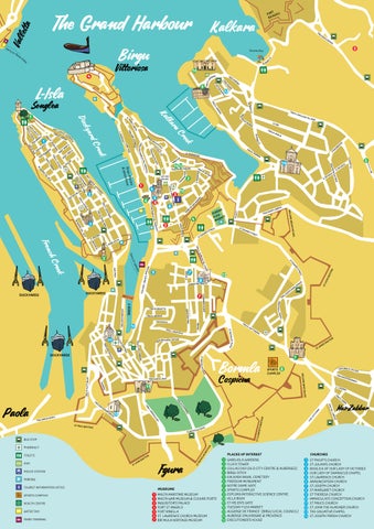 Malta Map | Three Cities by Malta Tourism Authority - Issuu