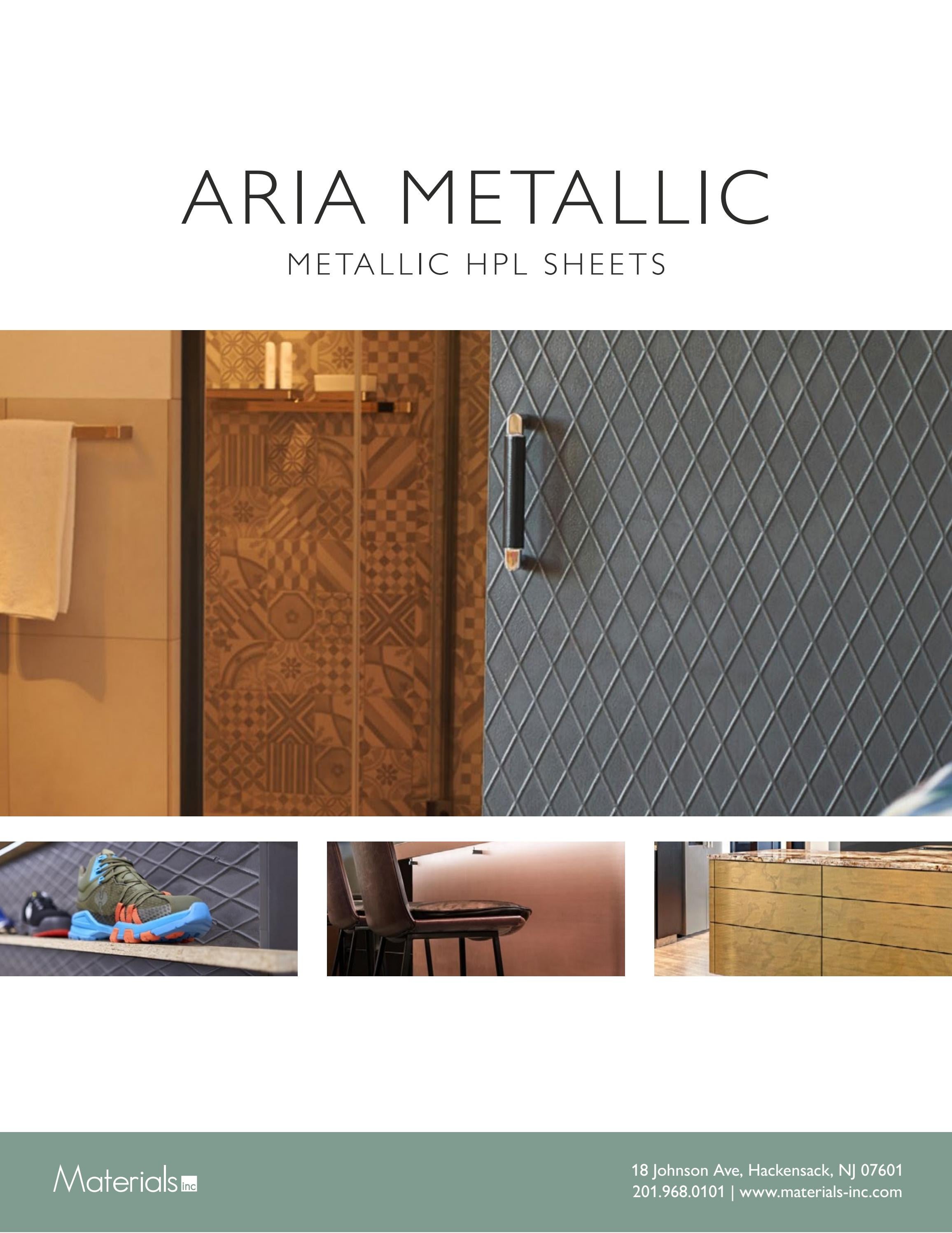 Aria Metallic | Metallic HPL Sheets by Wimper Briones - Issuu