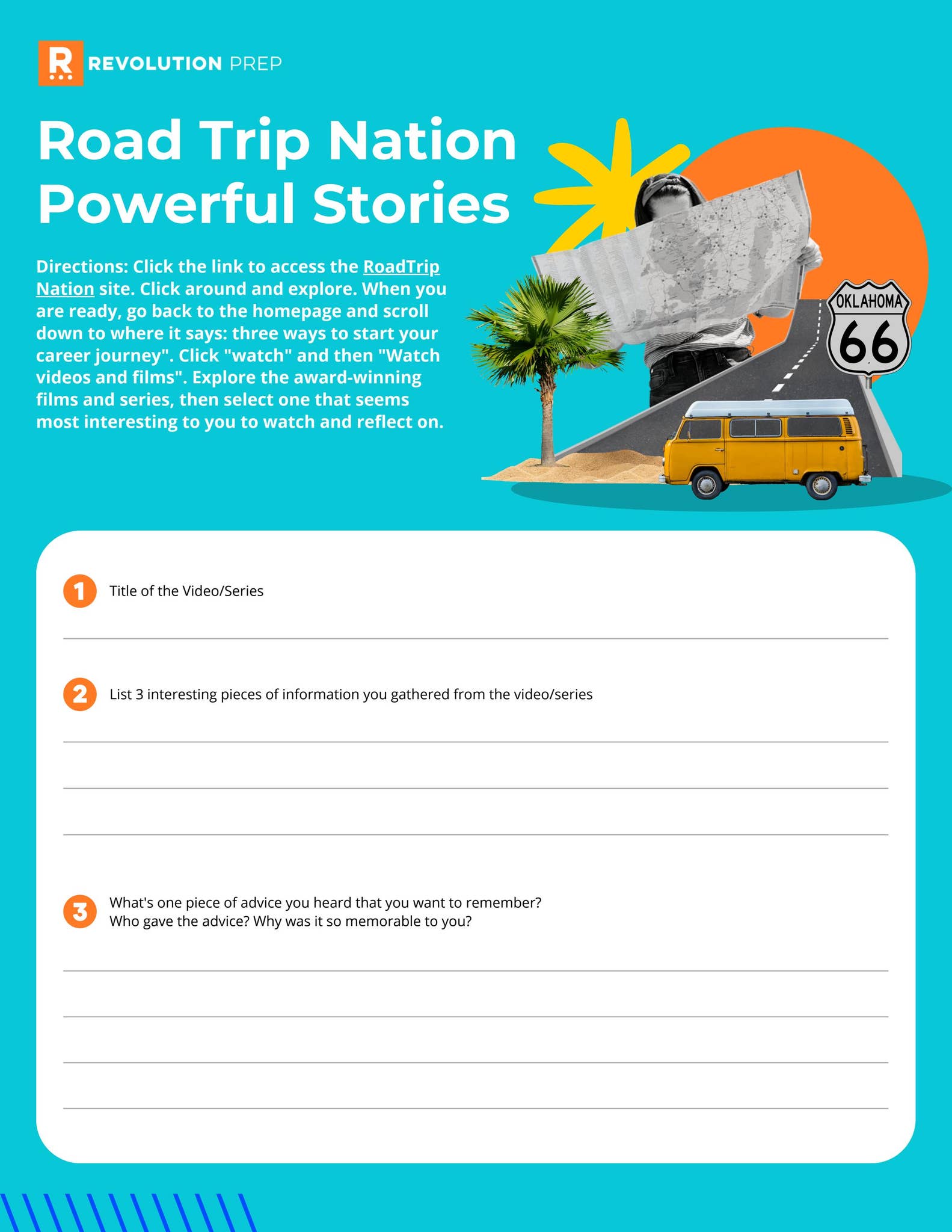Road Trip Nation-Powerful Stories–Activity Pack by revolution-prep - Issuu