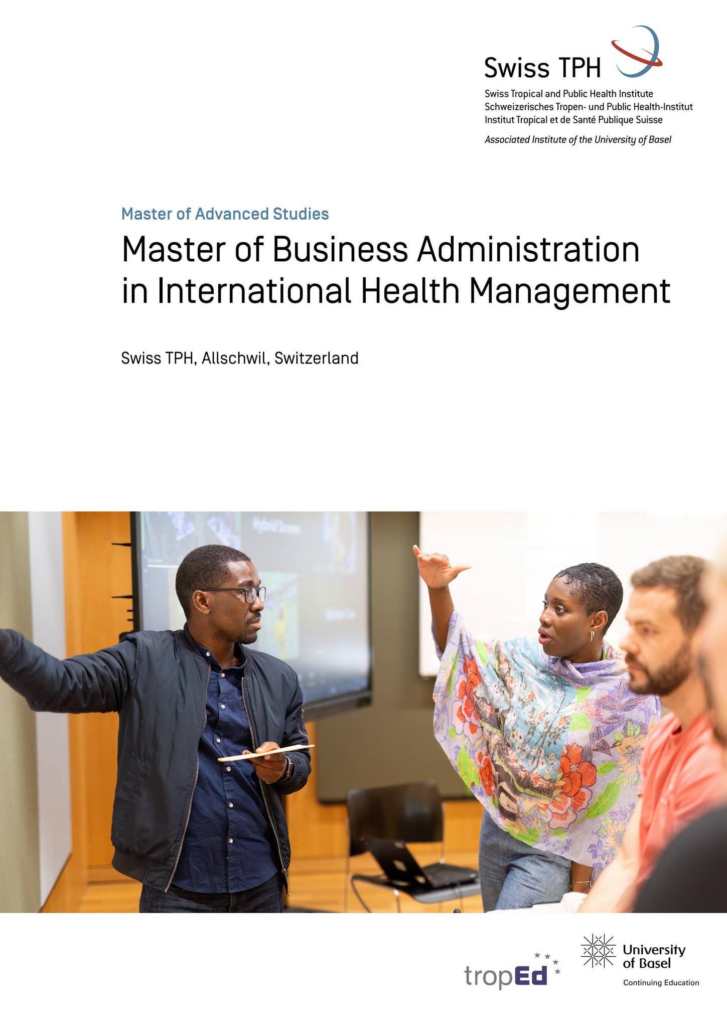 MBA International Health Management by Swiss TPH - Issuu