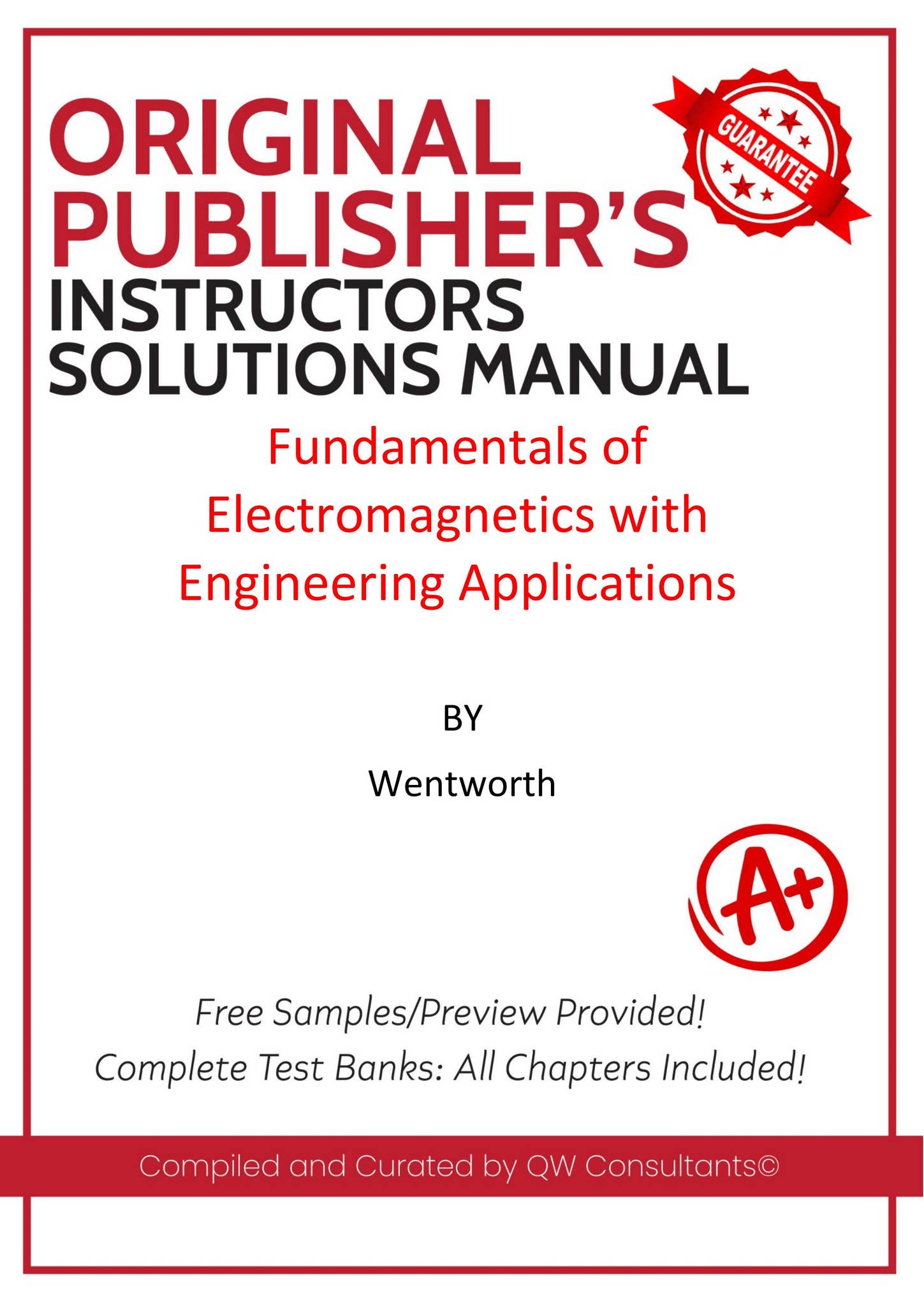 Fundamentals of Electromagnetics with Engineering Applications ...
