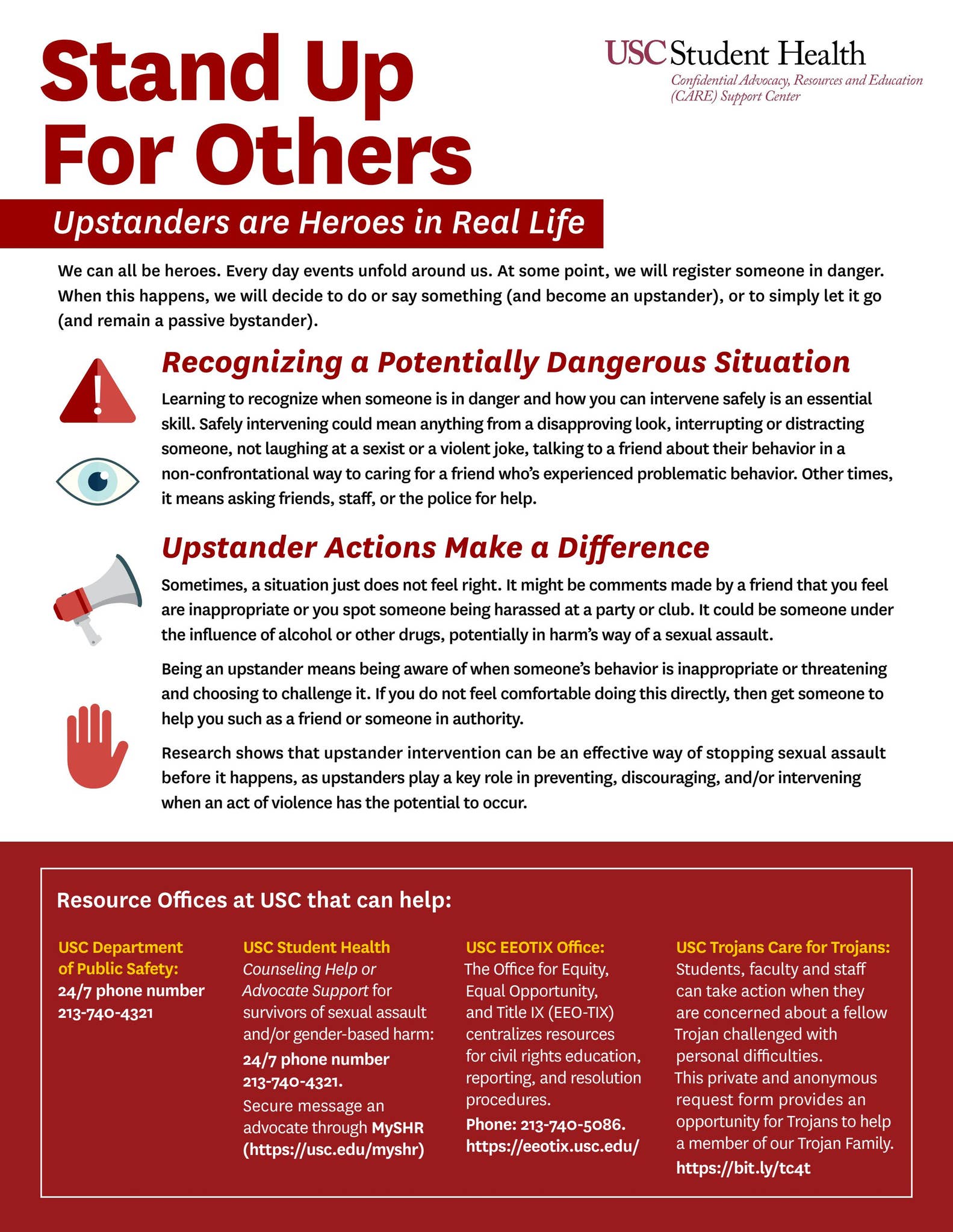 Stand Up For Others: Upstanders are Heroes in Real Life by University ...
