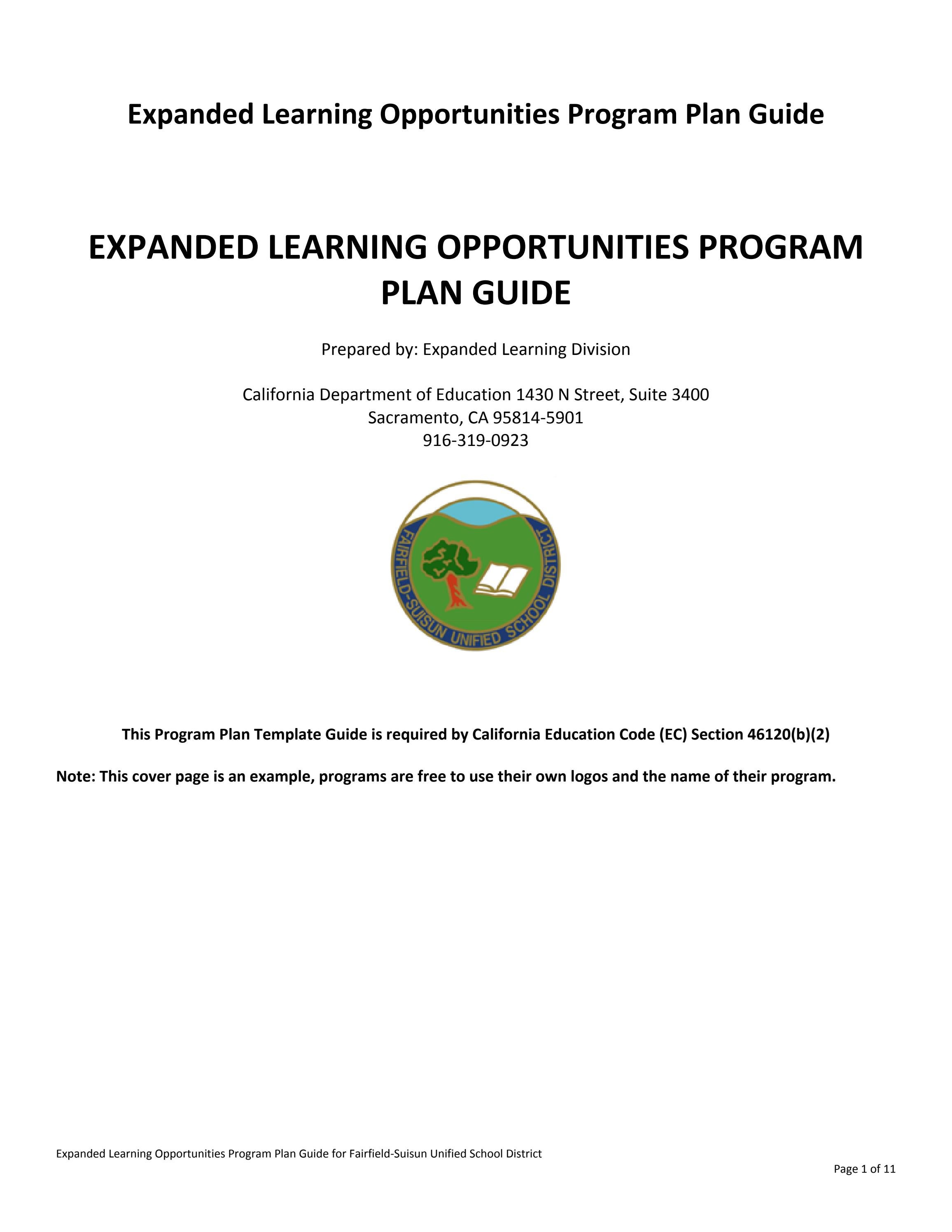 Expanded Learning Opportunities Program Plan Guide by fsusd-co - Issuu